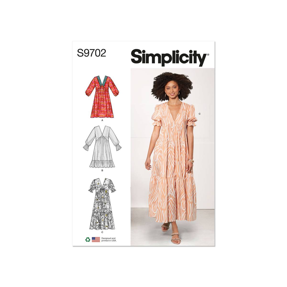 Simplicity Women’s Dress Sewing Pattern S9702 (8-16) | Hobbycraft