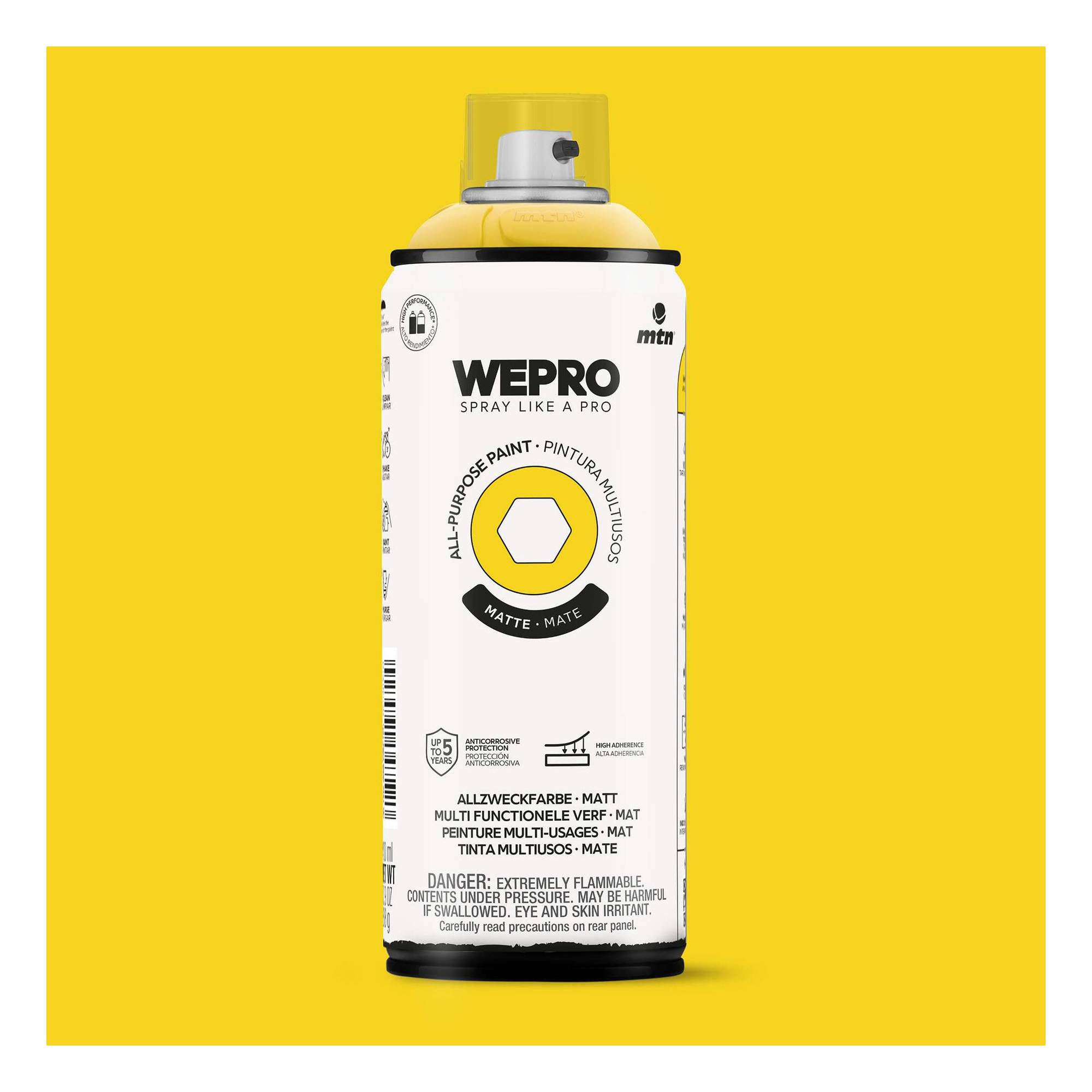MTN WEPRO Bart Yellow Matte All-Purpose Paint 400ml | Hobbycraft