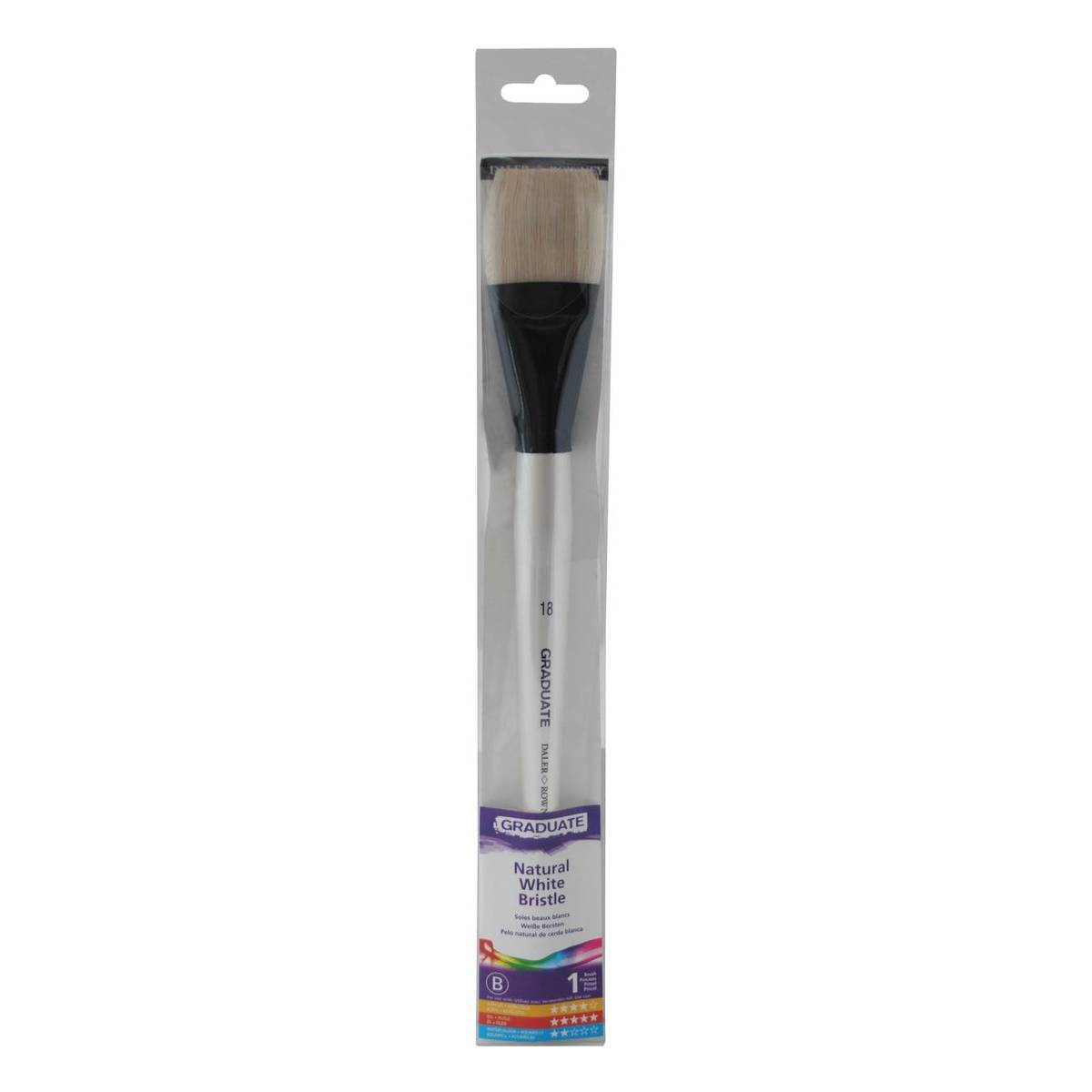 Daler-Rowney Graduate Bristle Bright Brush Size 18 | Hobbycraft