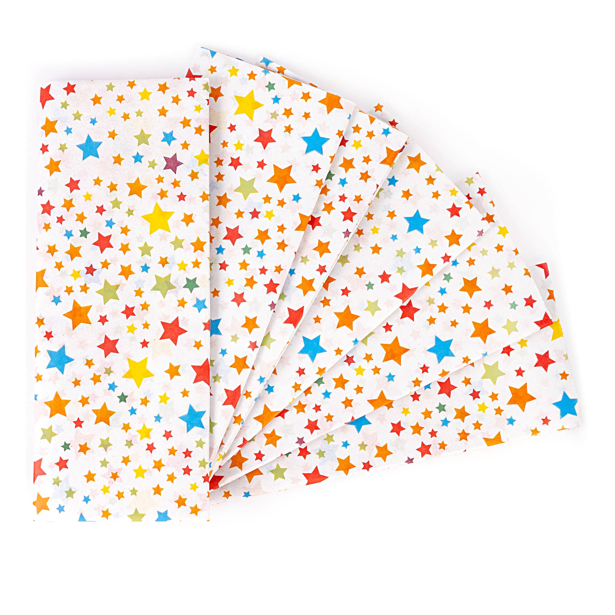 Assorted Star Printed Tissue Paper 50cm x 75cm 6 Pack | Hobbycraft