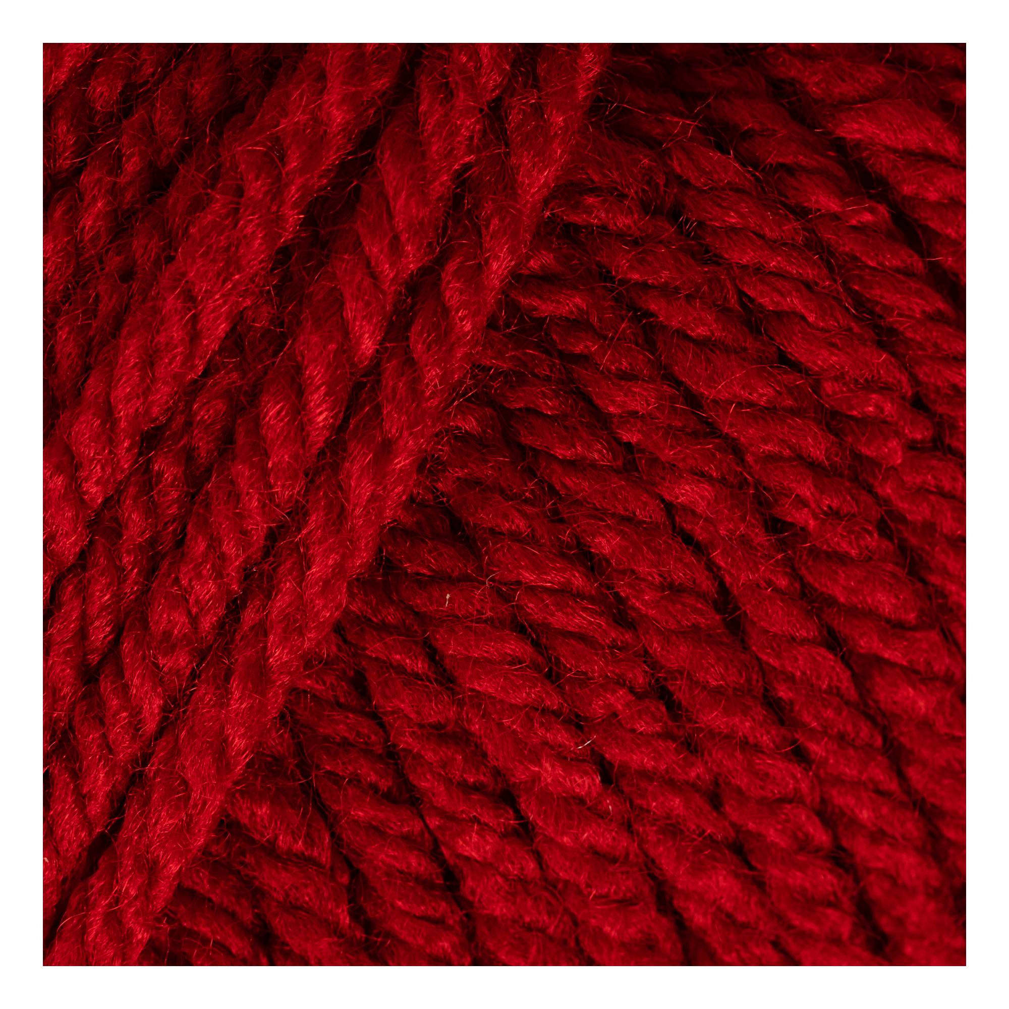 Knitcraft Red Everyday Chunky Yarn 100g | Hobbycraft