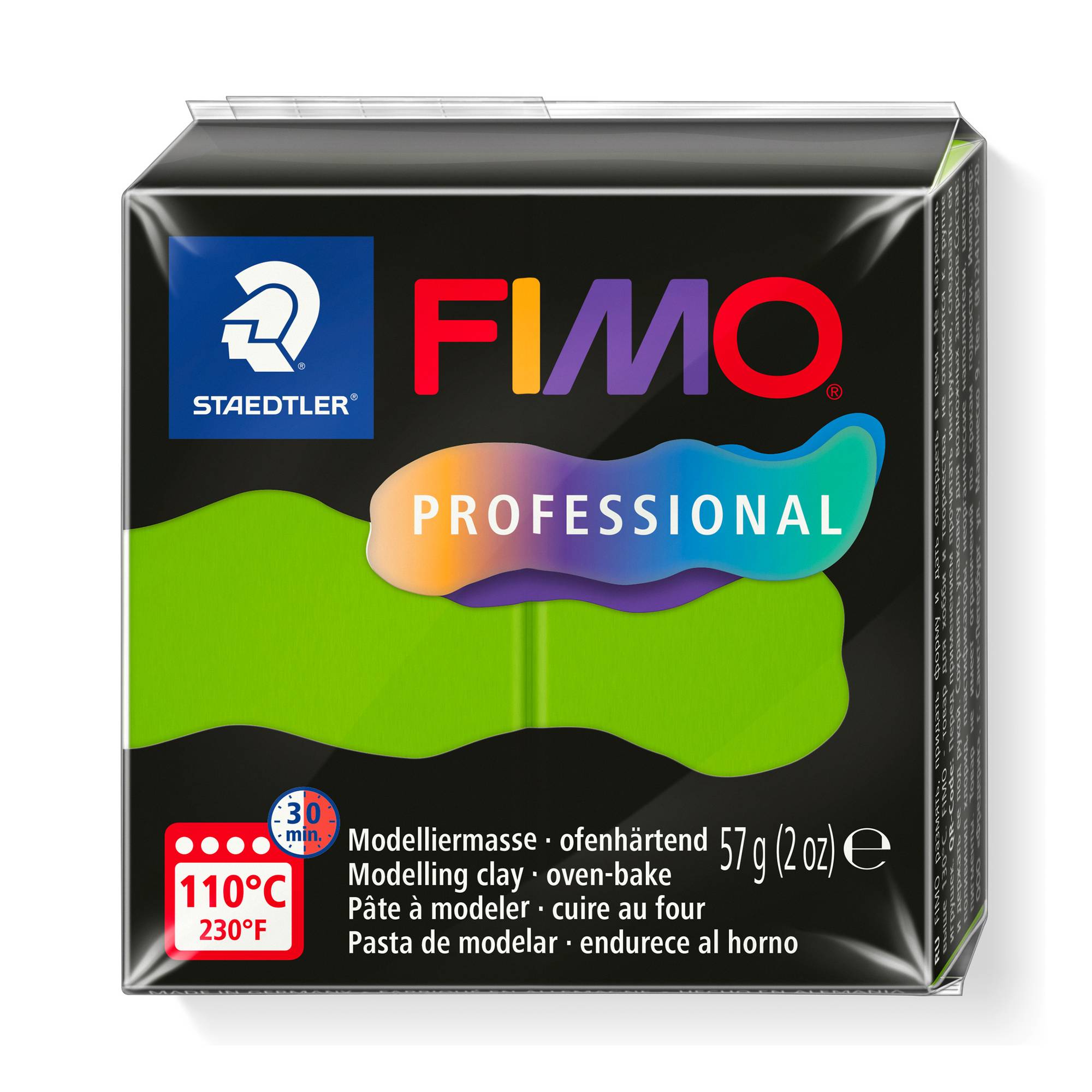 Fimo Professional Light Green Modelling Clay 57g | Hobbycraft