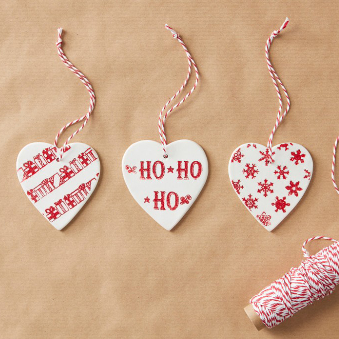 How to Make Embossed Ceramic Hearts | Hobbycraft