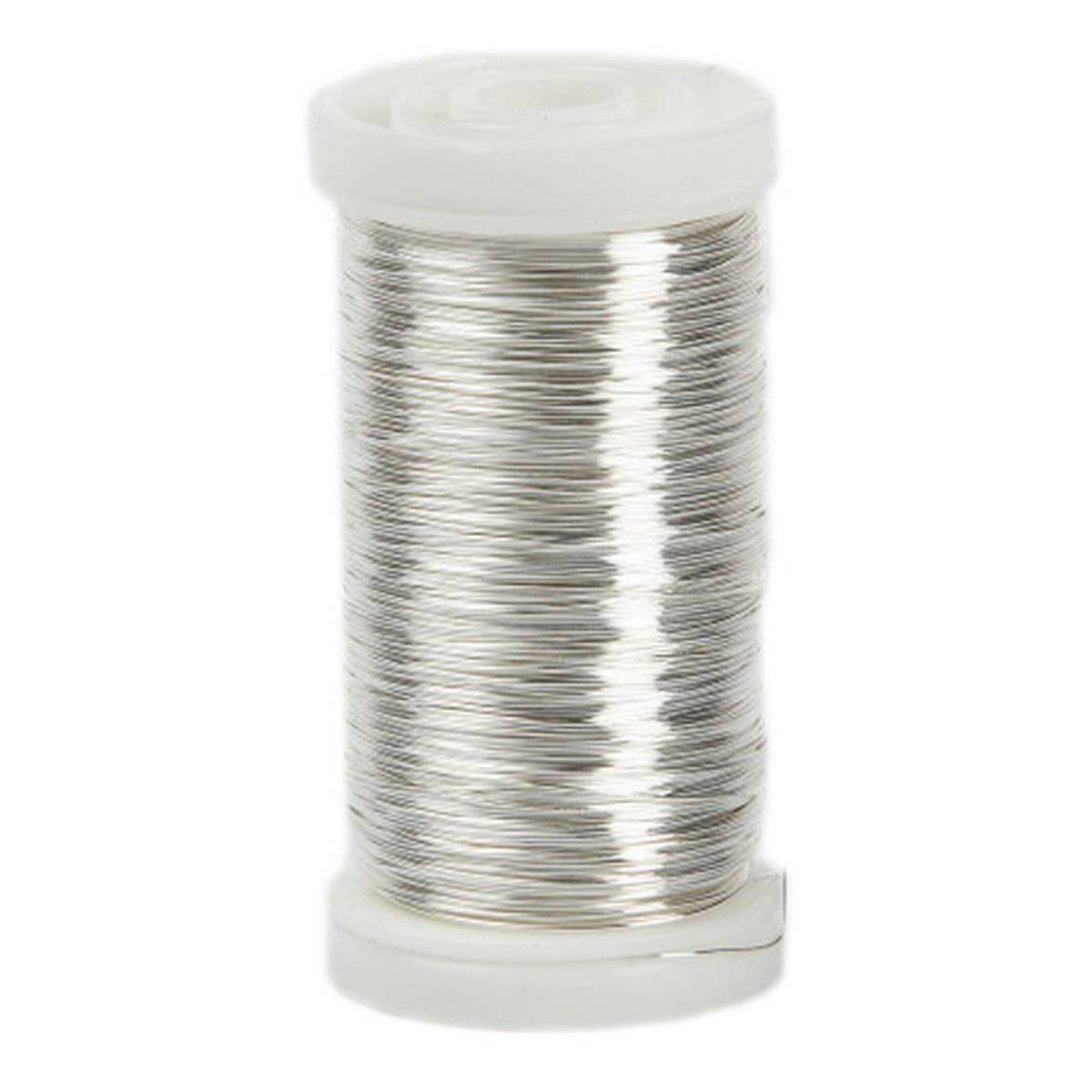 Oasis Silver Metallic Wire 45m | Hobbycraft