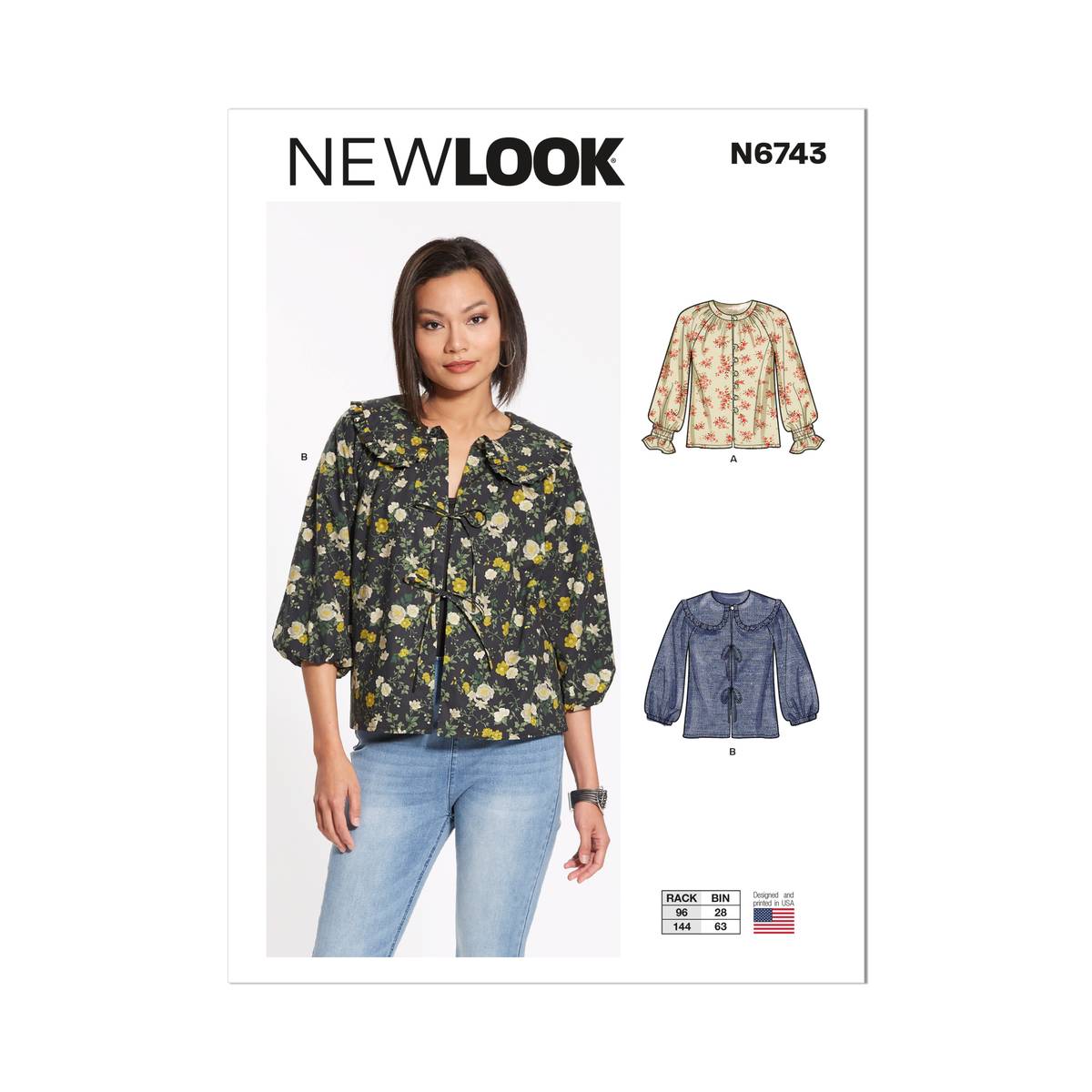 New Look Women's Top Sewing Pattern 6743 (8-20) | Hobbycraft