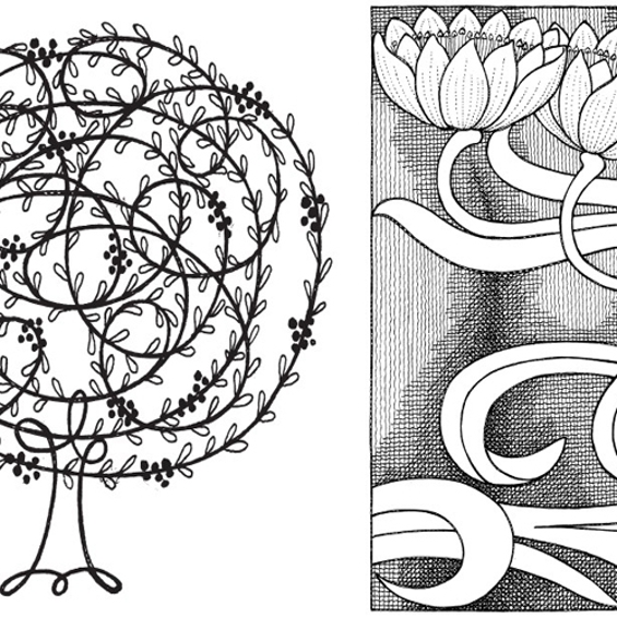 Free Colouring Nature Pattern Downloads | Hobbycraft