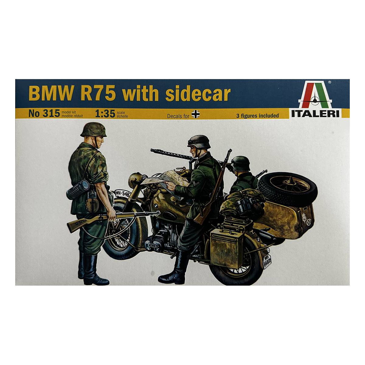 Italeri BMW R75 with Sidecar Model Kit 1:35 | Hobbycraft