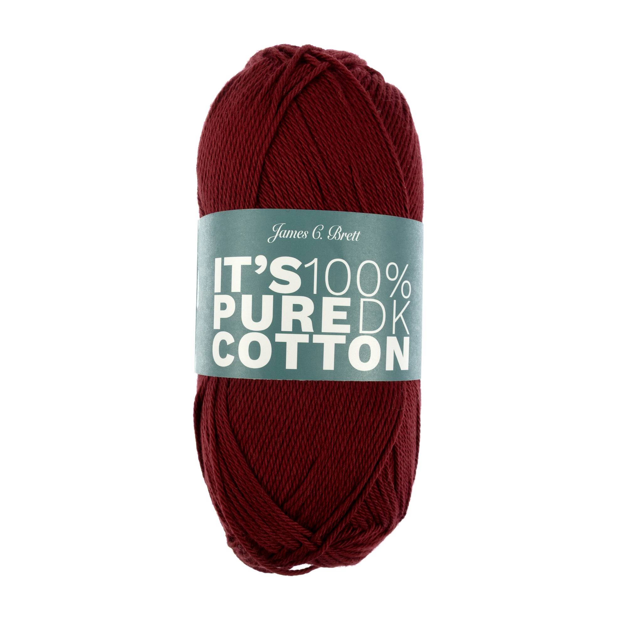 James C Brett Claret It’s Pure Cotton Yarn 100g | Hobbycraft