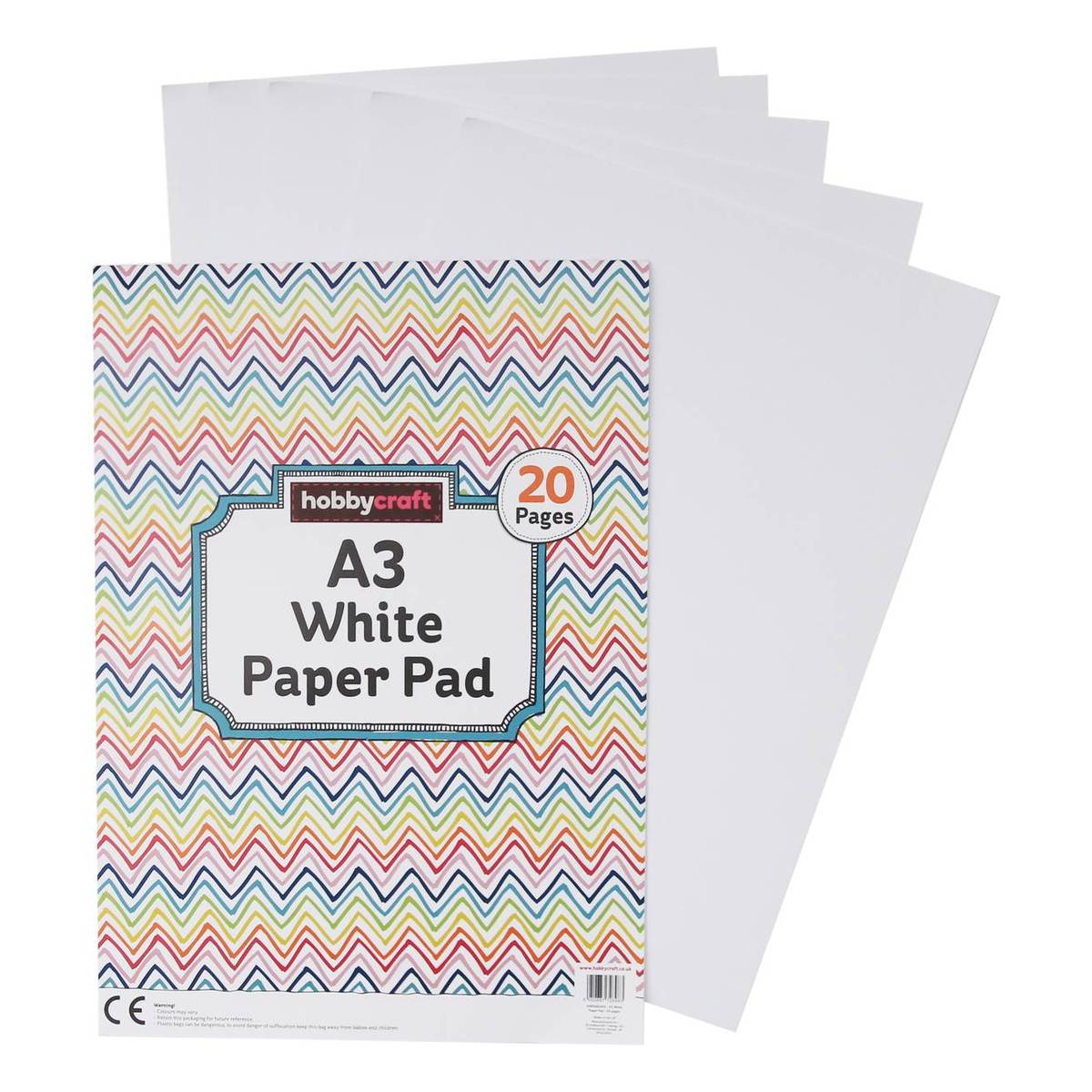 White Paper Pad A3 | Hobbycraft