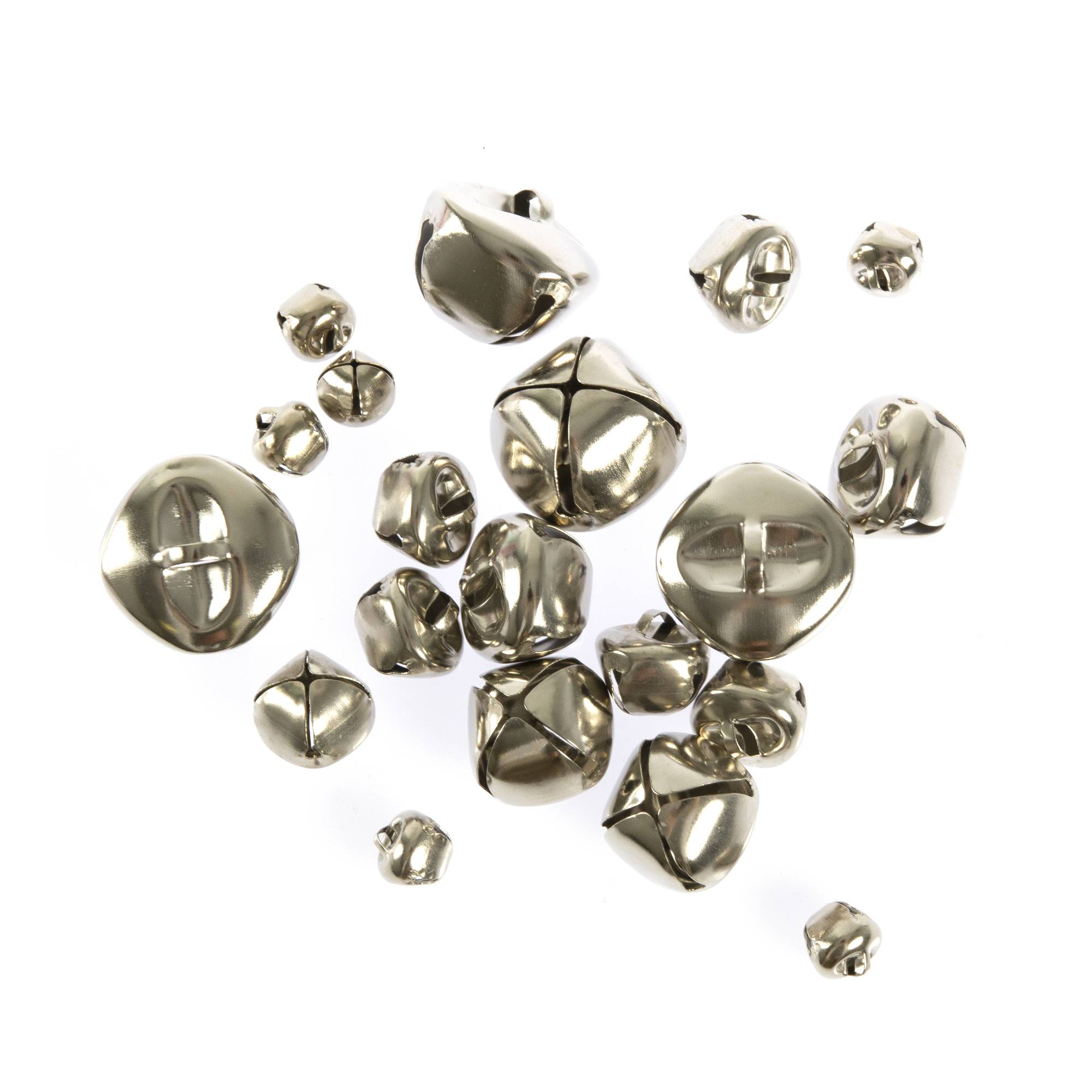 Silver Jingle Bells 20 Pack | Hobbycraft