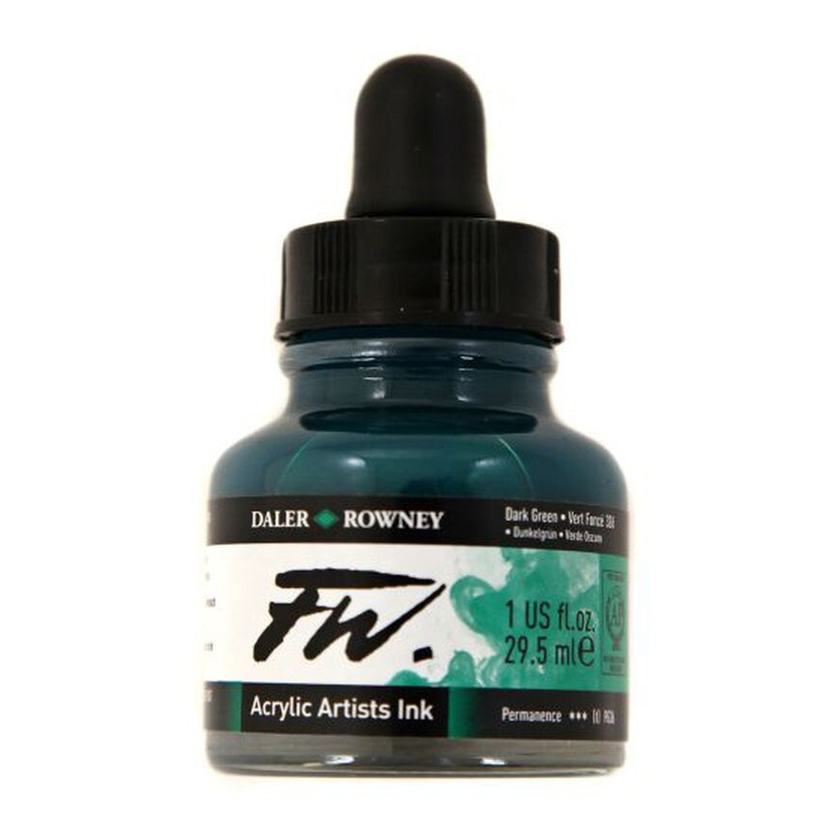 Daler-Rowney Dark Green FW Artists Ink 29.5ml | Hobbycraft