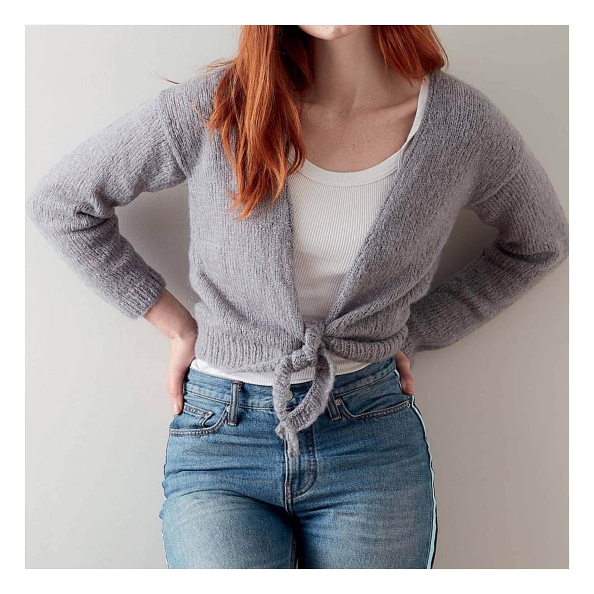 Knitcraft Tie Front Cardigan Digital Pattern 0252 | Hobbycraft