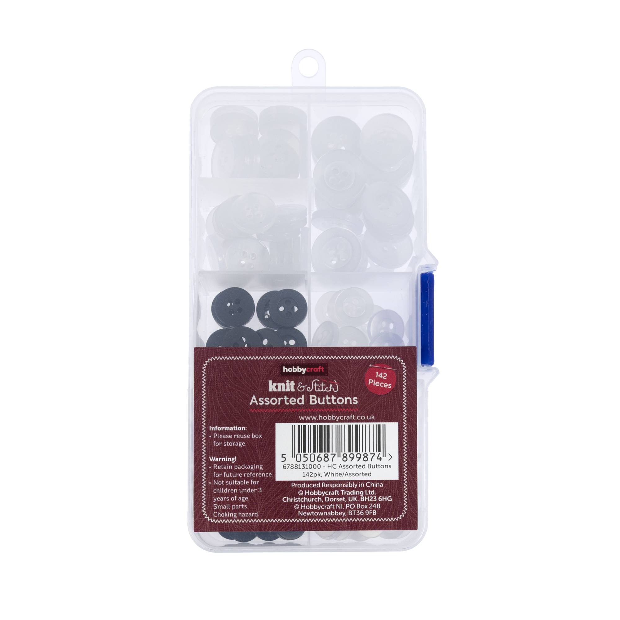 Assorted Buttons 142 Pack | Hobbycraft