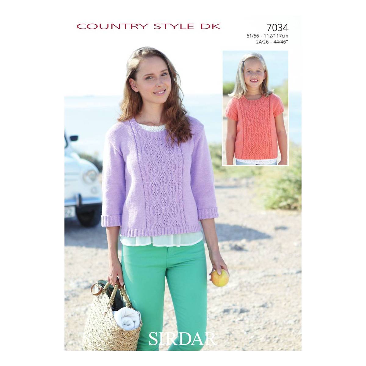 Sirdar Country Style DK Women's Sweater Digital Pattern 7034 | Hobbycraft