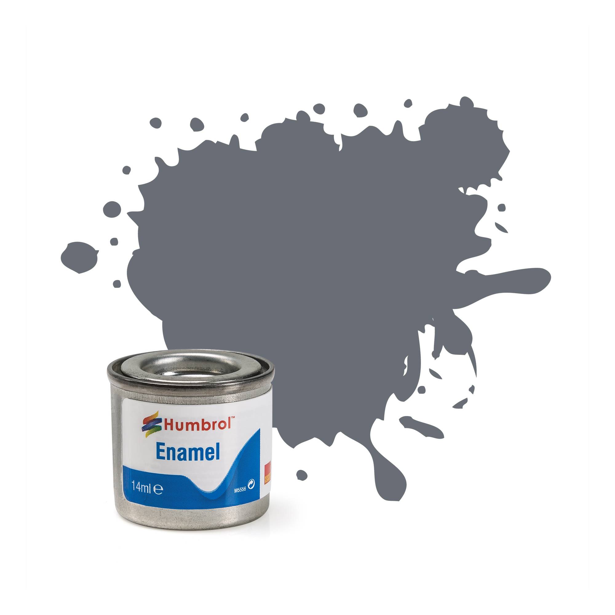 Humbrol 5 Dark Admiral Grey Enamel Gloss Paint 14ml | Hobbycraft