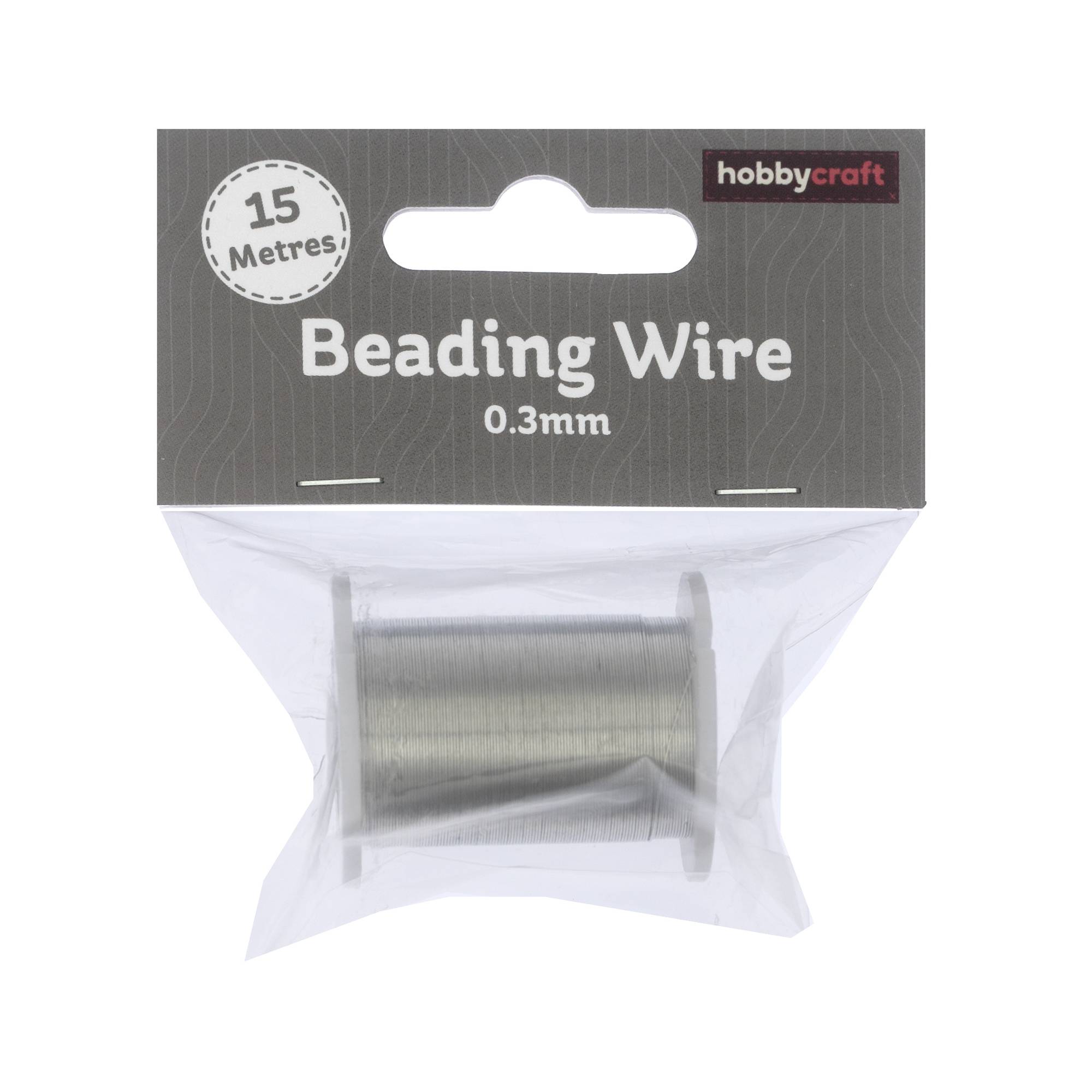 Silver Beading Wire 15m | Hobbycraft
