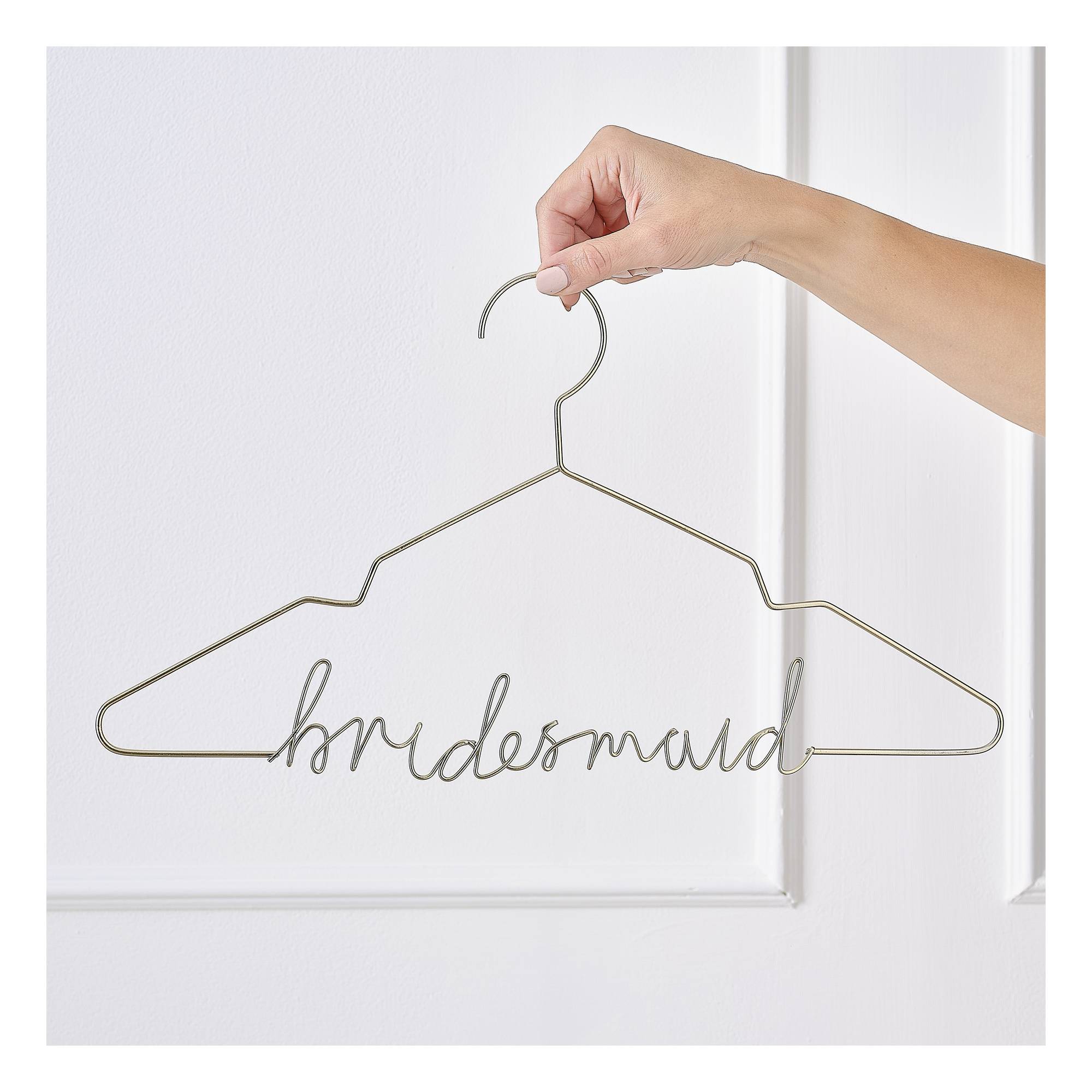 Ginger Ray Gold Metal Bridesmaid Hanger | Hobbycraft
