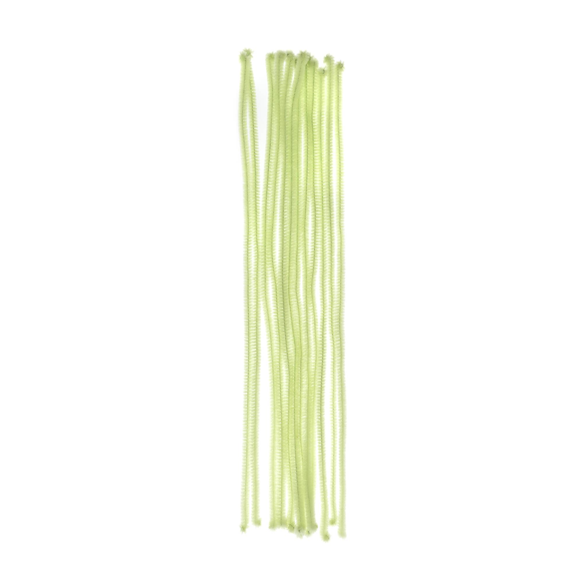 Pastel Green Pipe Cleaners 12 Pack | Hobbycraft