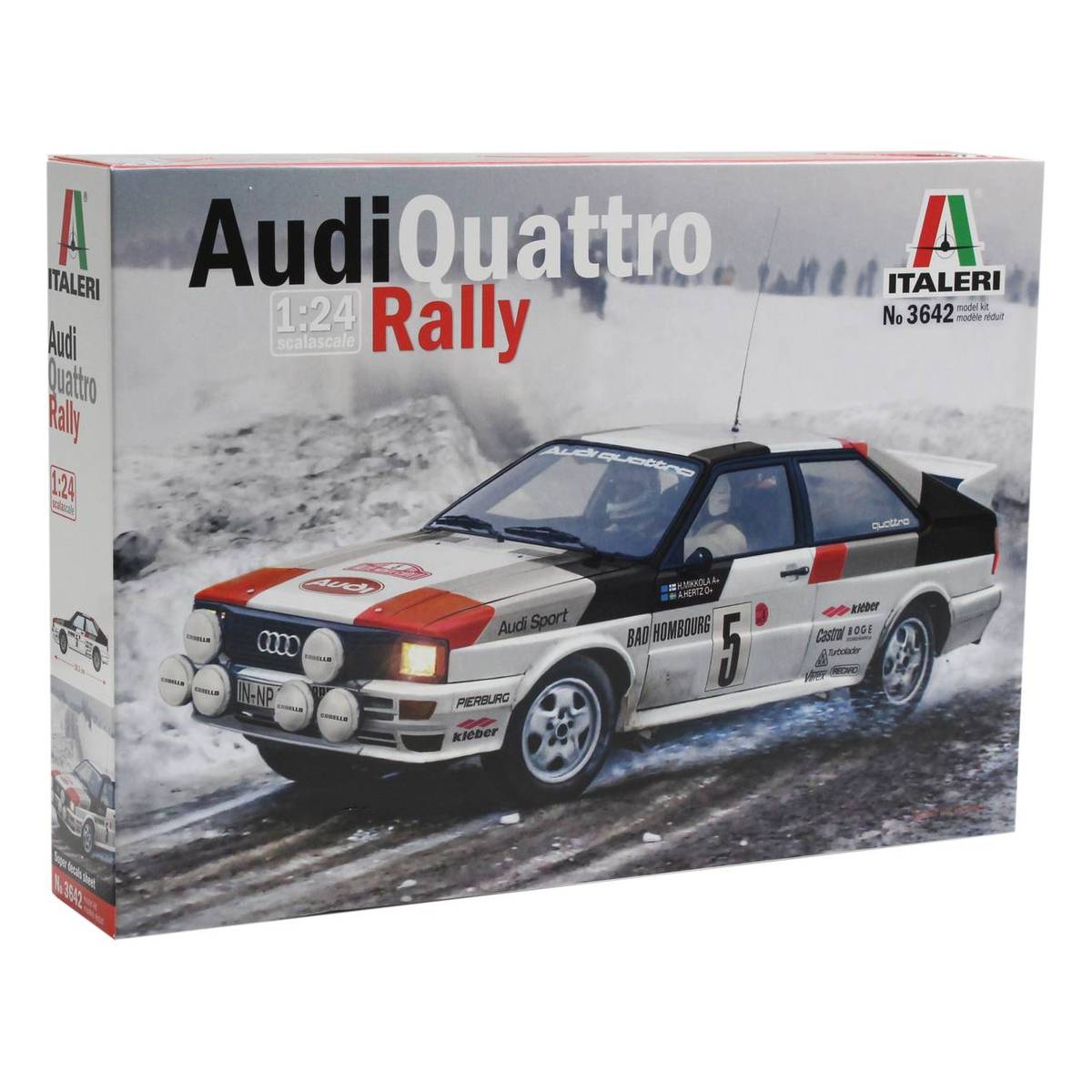 Italeri Audi Quattro Rally Model Kit 1:24 | Hobbycraft