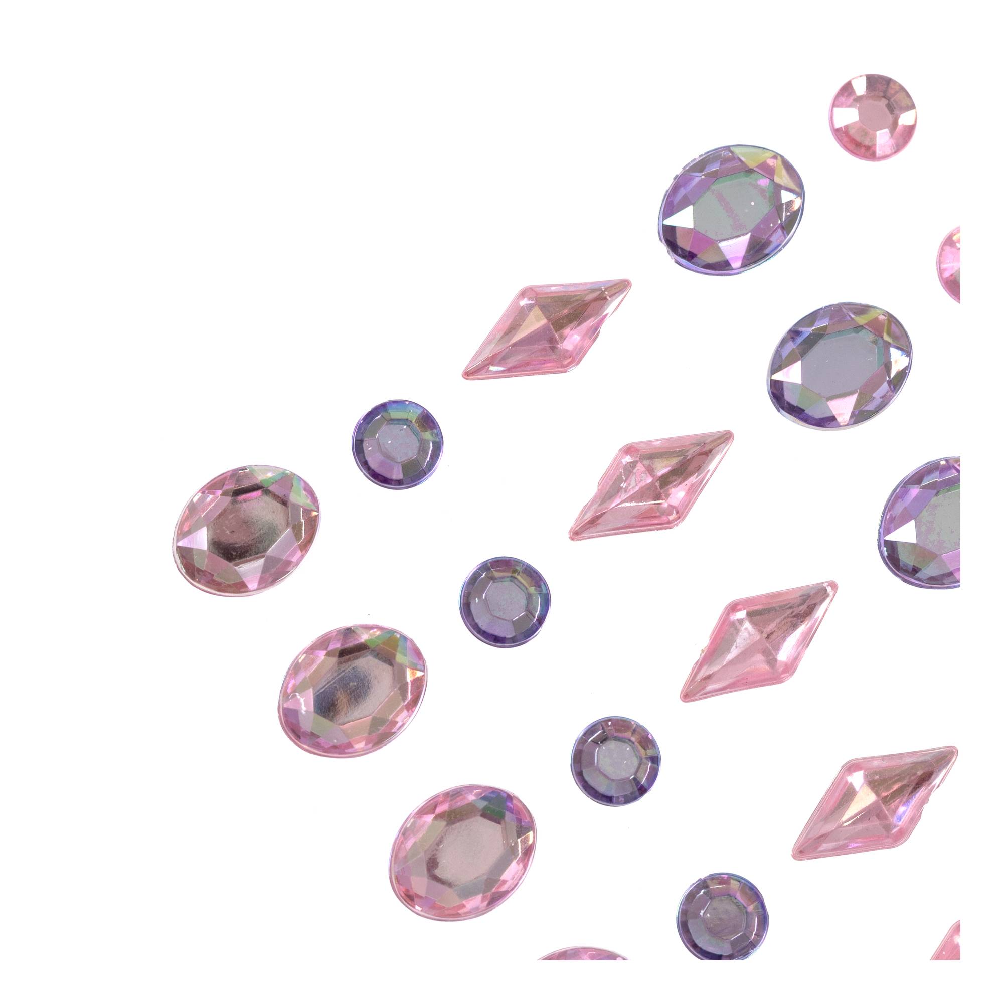 Pastel Adhesive Gems 48 Pack | Hobbycraft