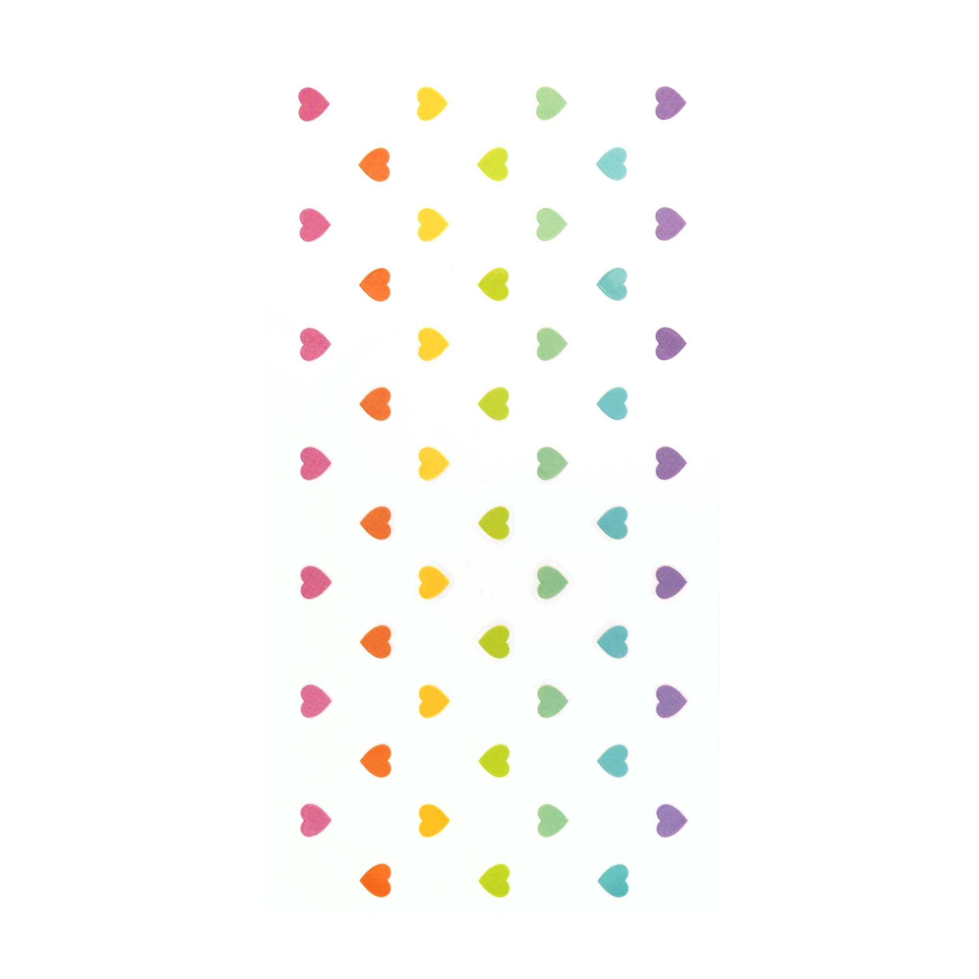 Mini Heart Cold Transfer Vinyl Sticker Sheet | Hobbycraft