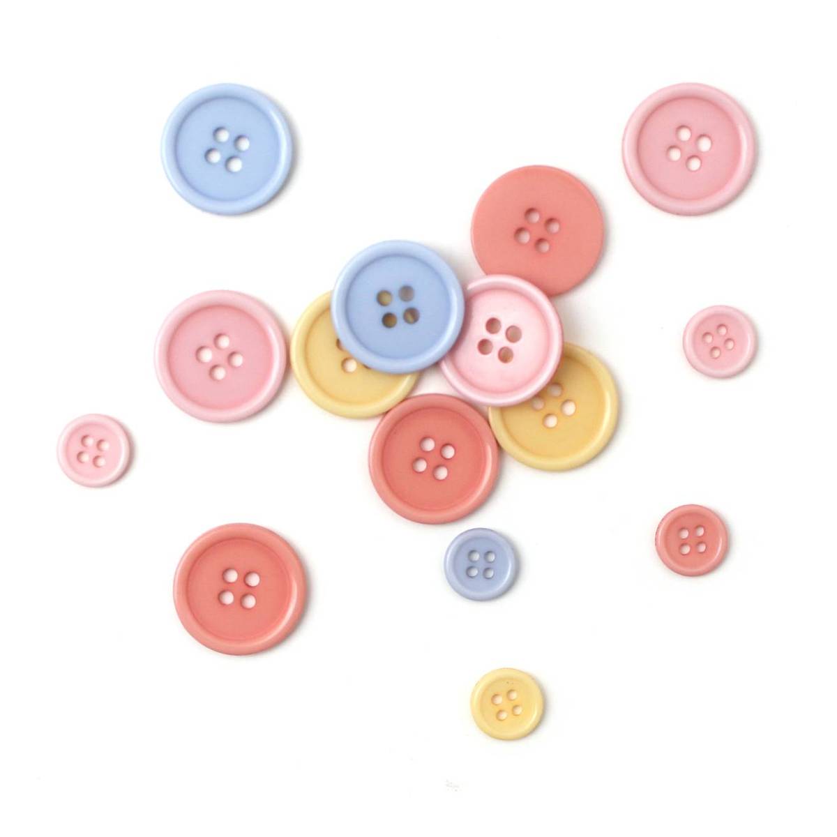 Pastel Buttons Waterfall Pack | Hobbycraft