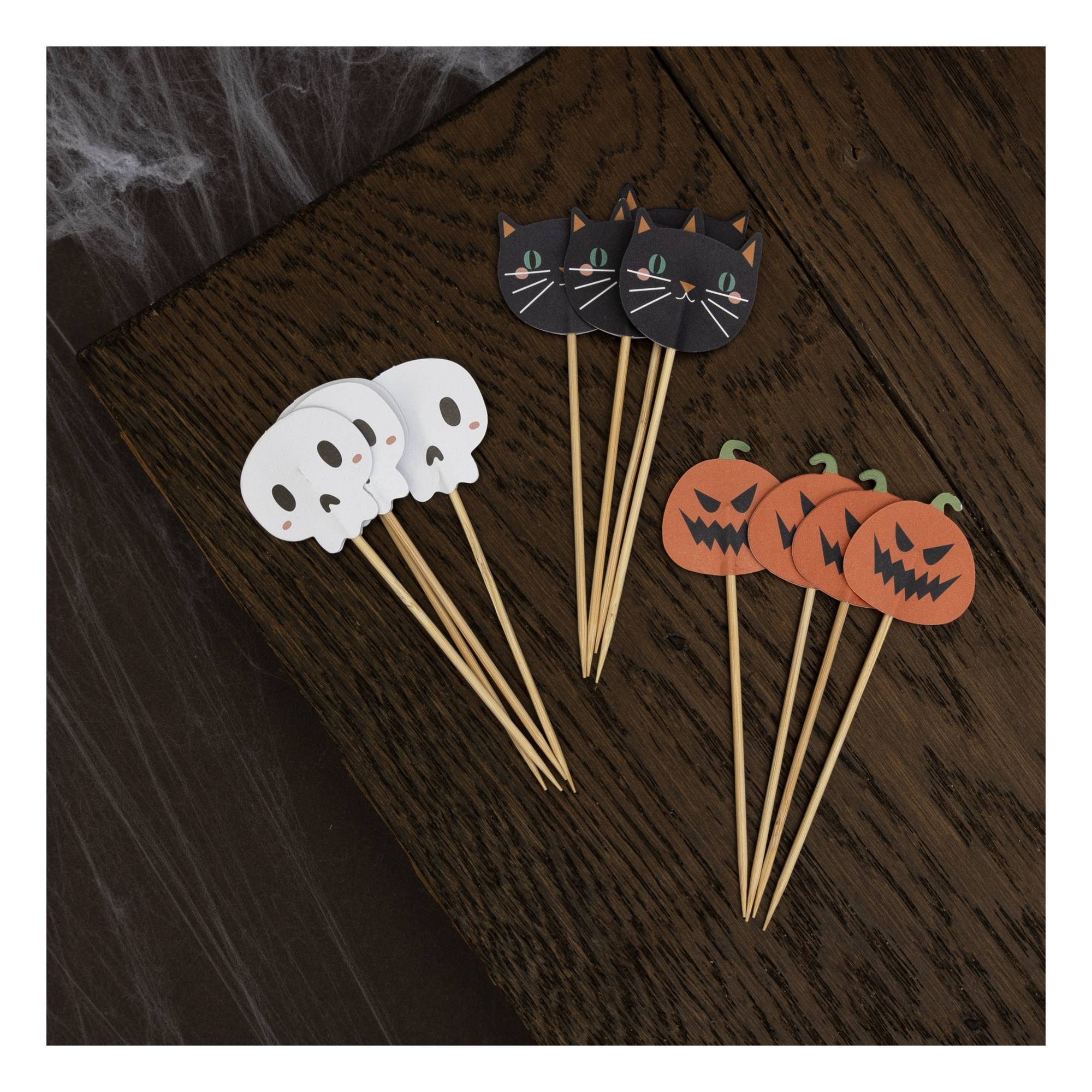 Halloween Cake Picks 12 Pack | Hobbycraft