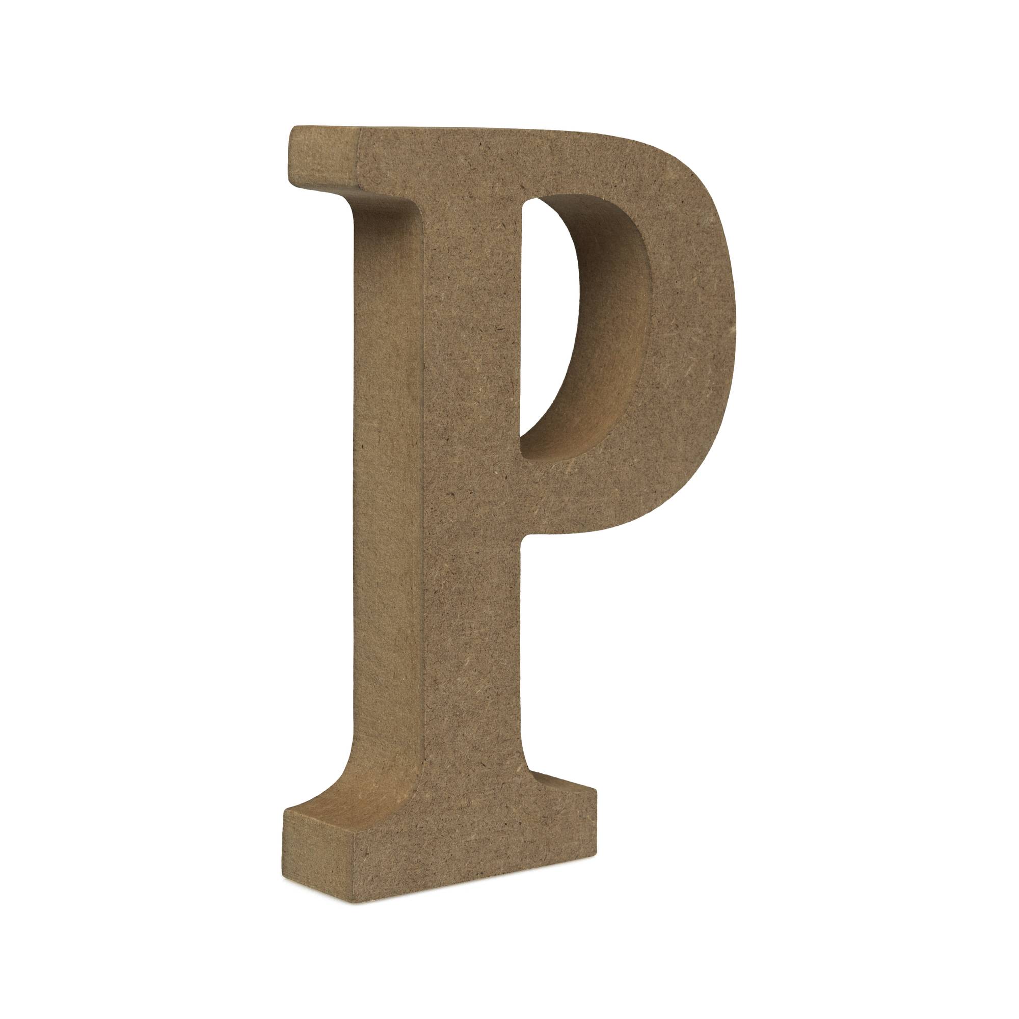 MDF Wooden Letter P 13cm | Hobbycraft