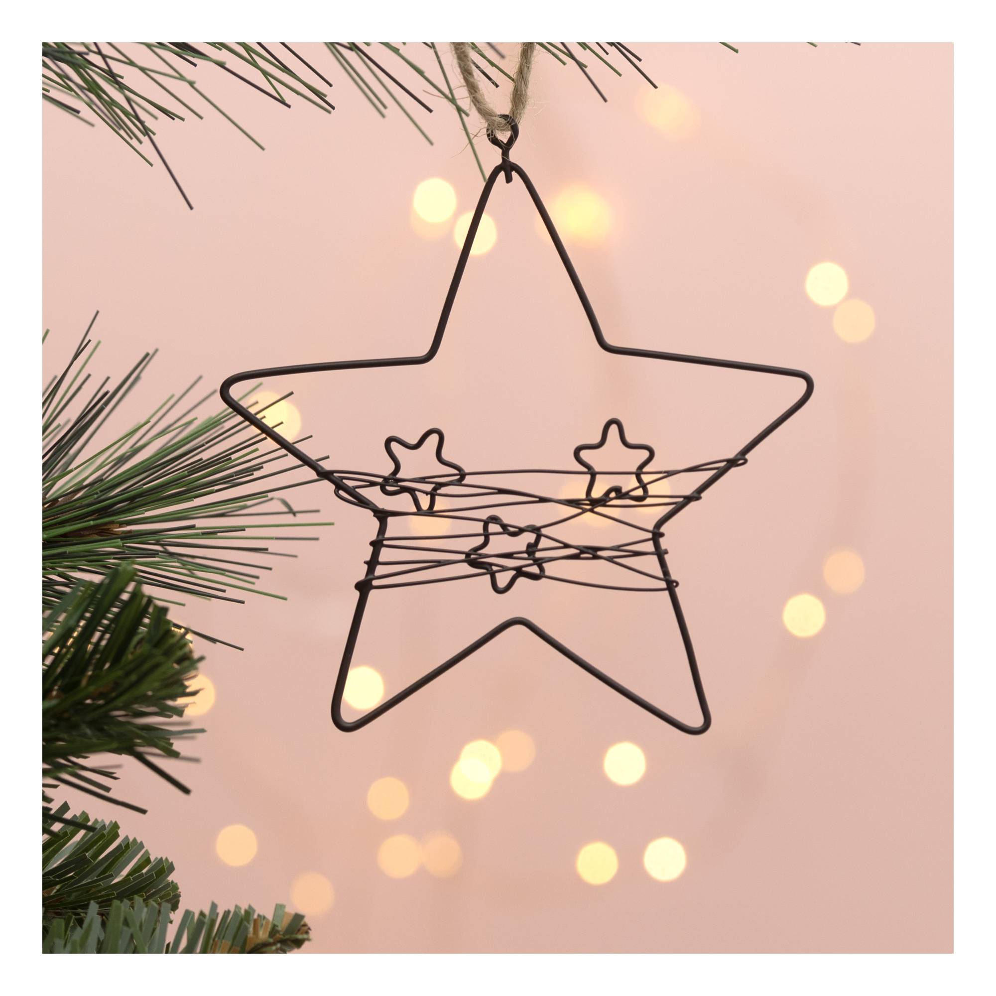 Star Wire Decoration 10cm | Hobbycraft