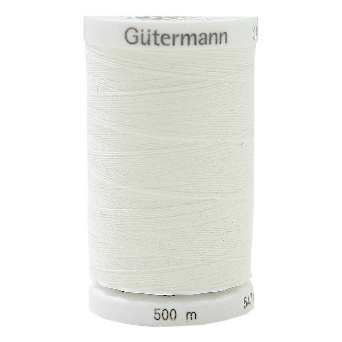 Gutermann White Sew All Thread 500m (111) | Hobbycraft