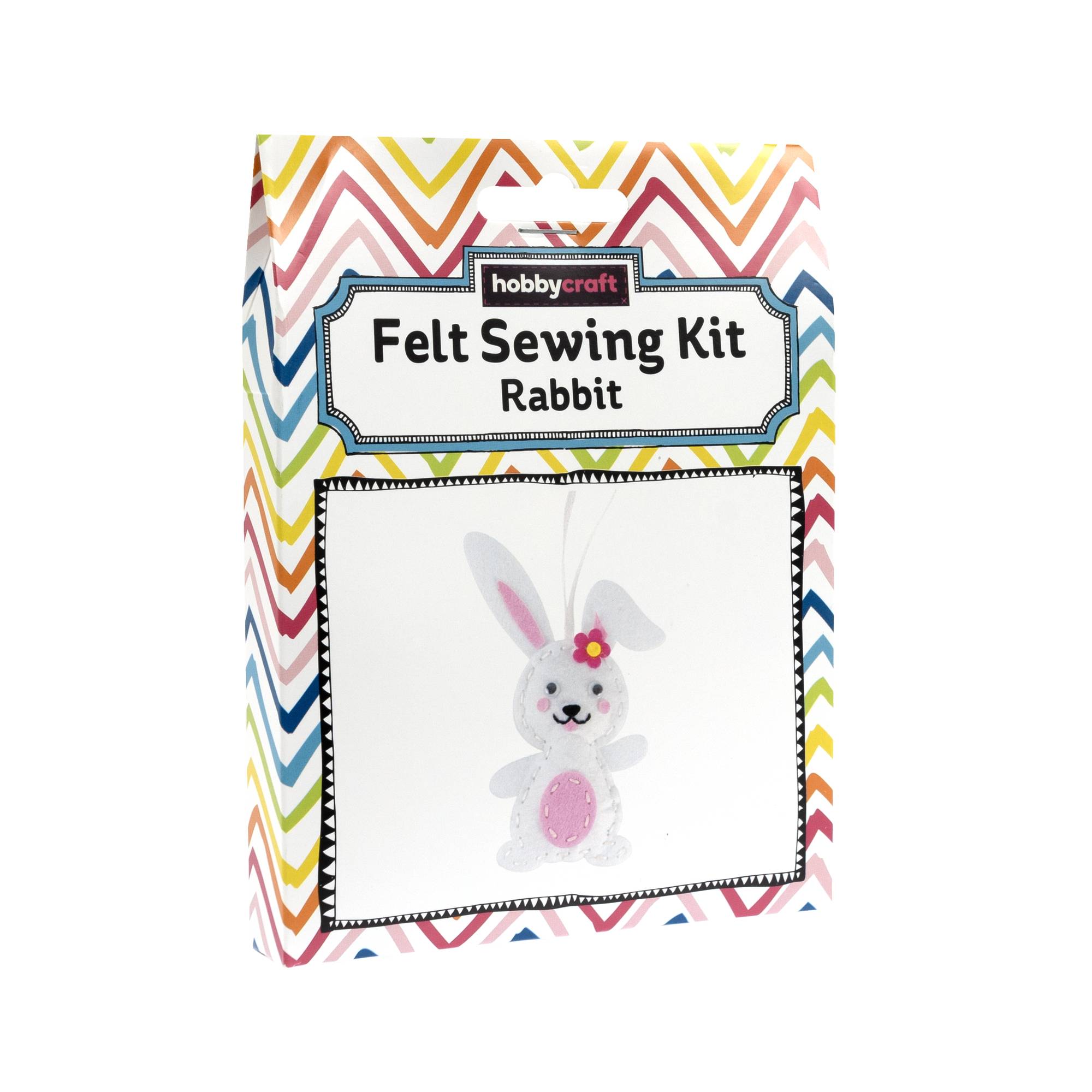 Rabbit Felt Sewing Kit | Hobbycraft