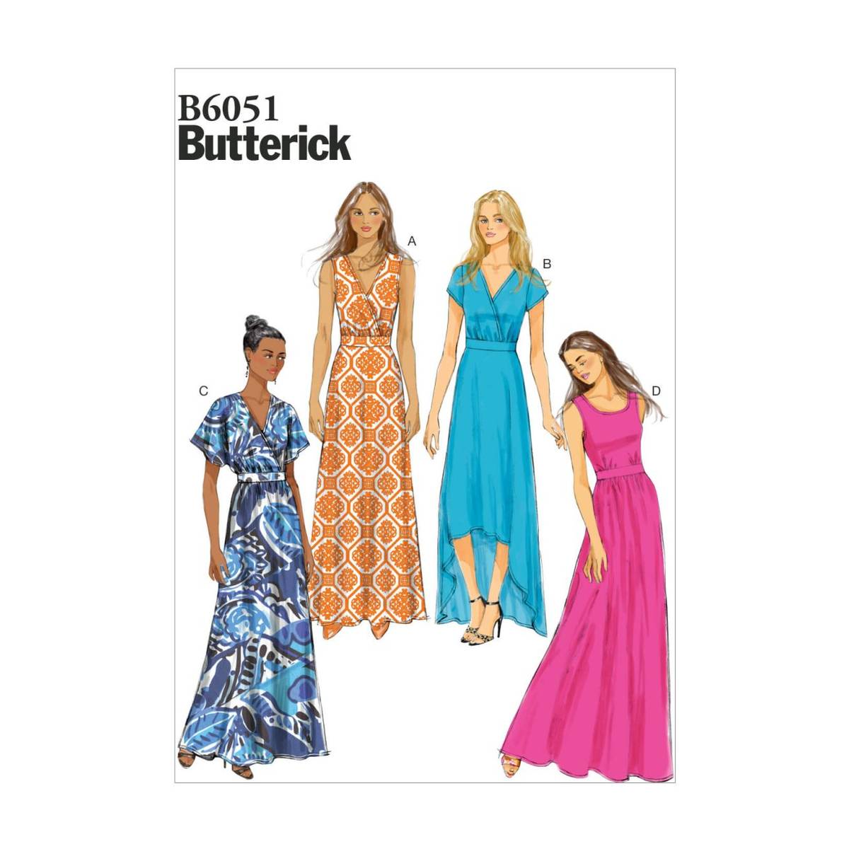 Simplicity Women’s Dress Sewing Pattern B6051 (16-24) | Hobbycraft
