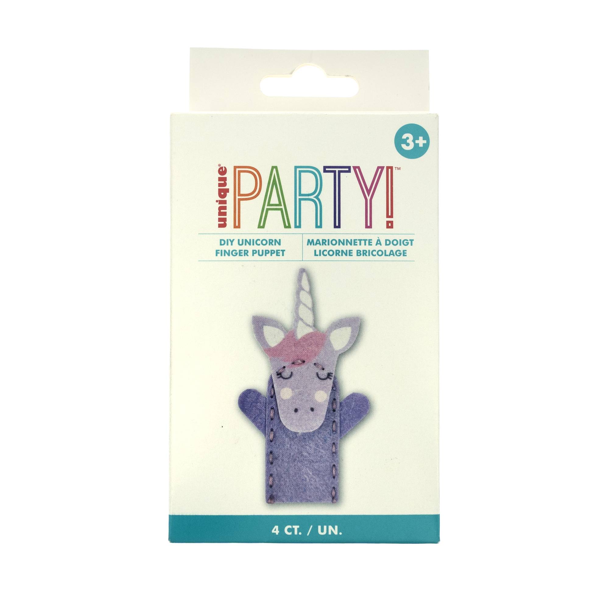 Sew Your Own Unicorn Finger Puppet Kit 4 Pack | Hobbycraft