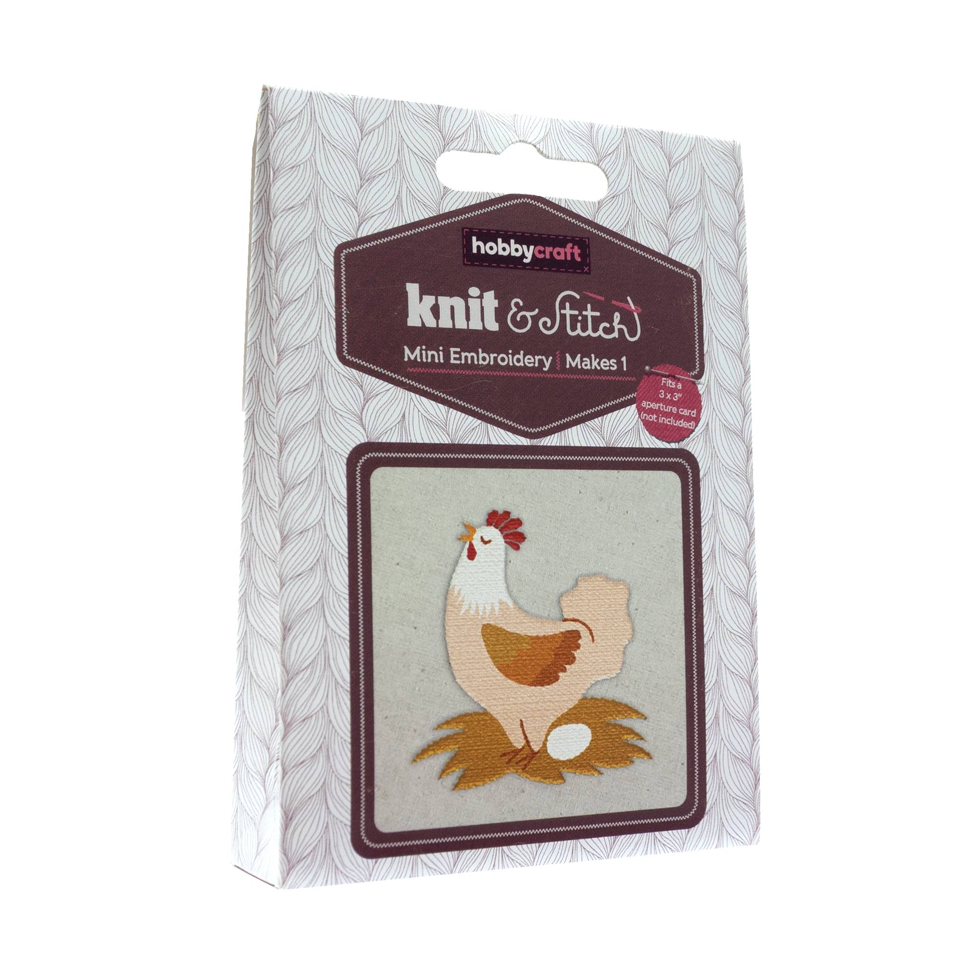 Mini Hen Embroidery Kit | Hobbycraft