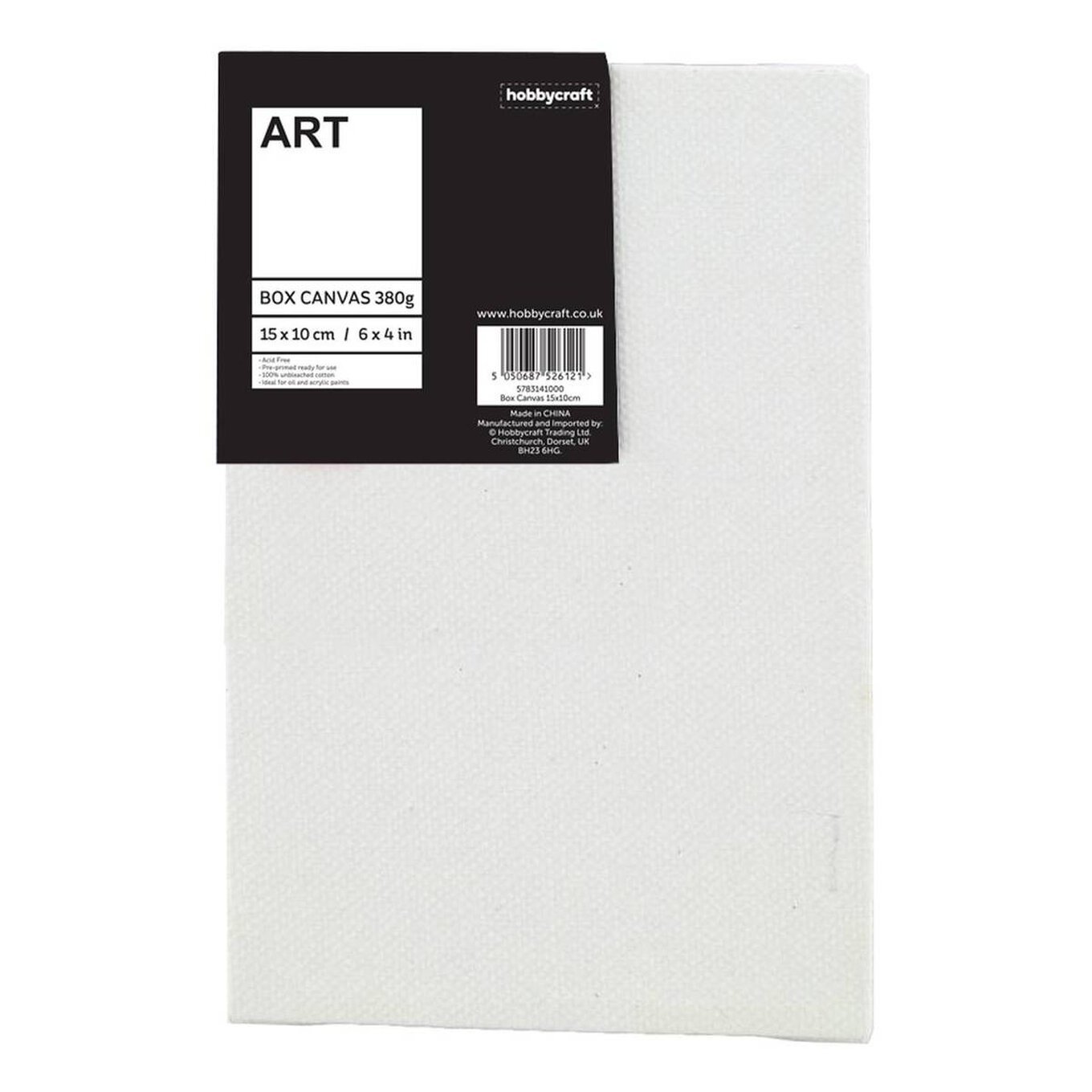 Box Canvas 15cm x 10cm | Hobbycraft