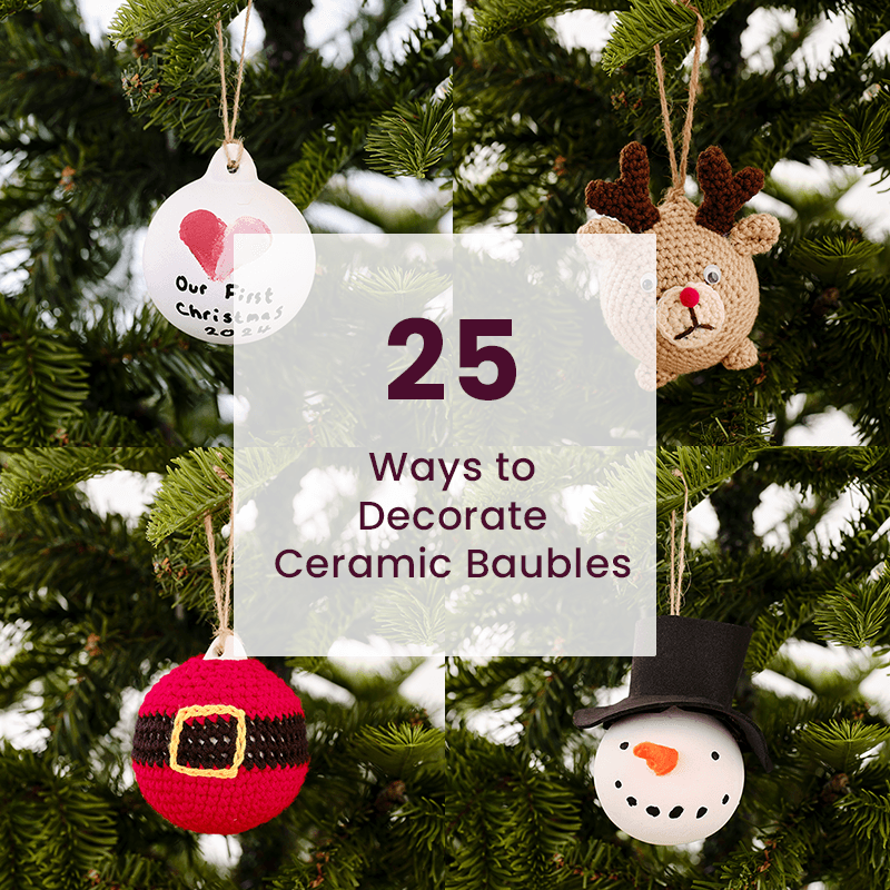 25 Ways to Decorate Ceramic Baubles | Hobbycraft