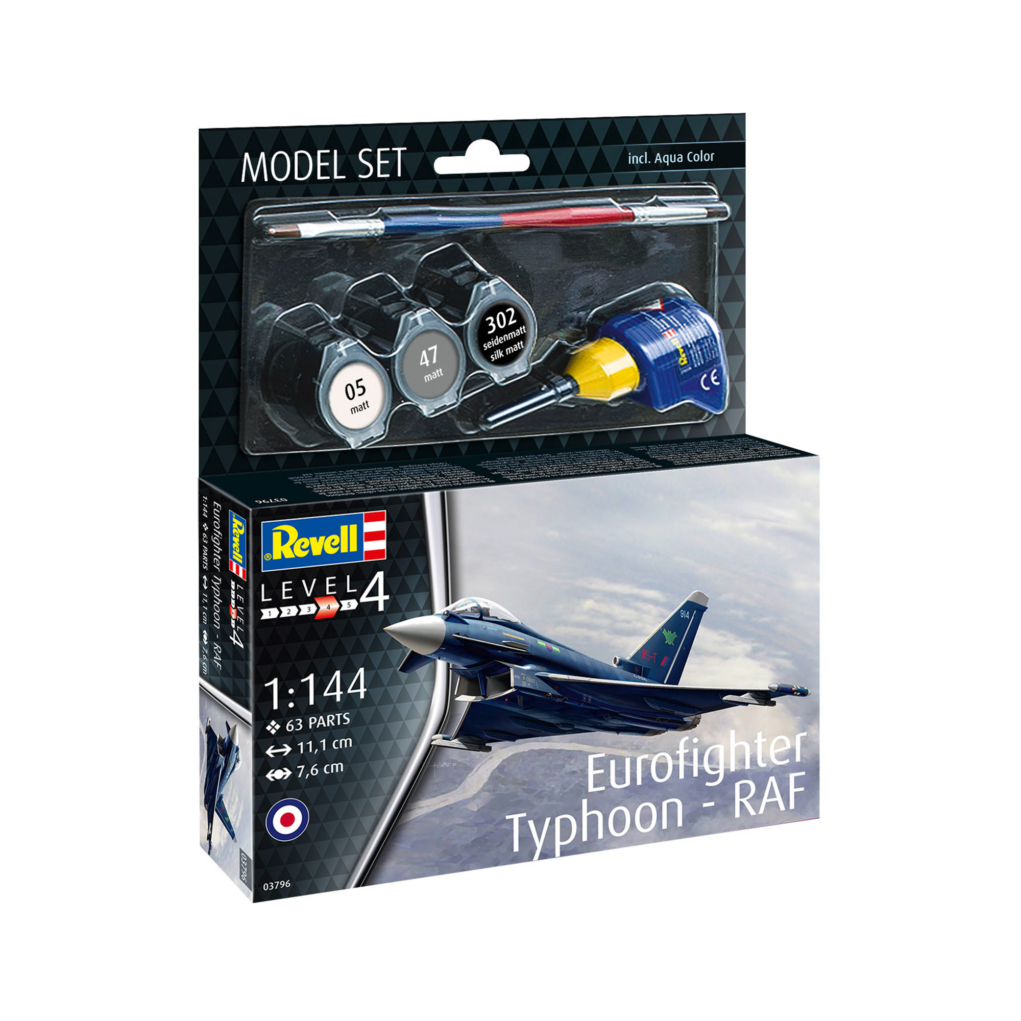 Revell Eurofighter Typhoon RAF Model Set 1:144 | Hobbycraft
