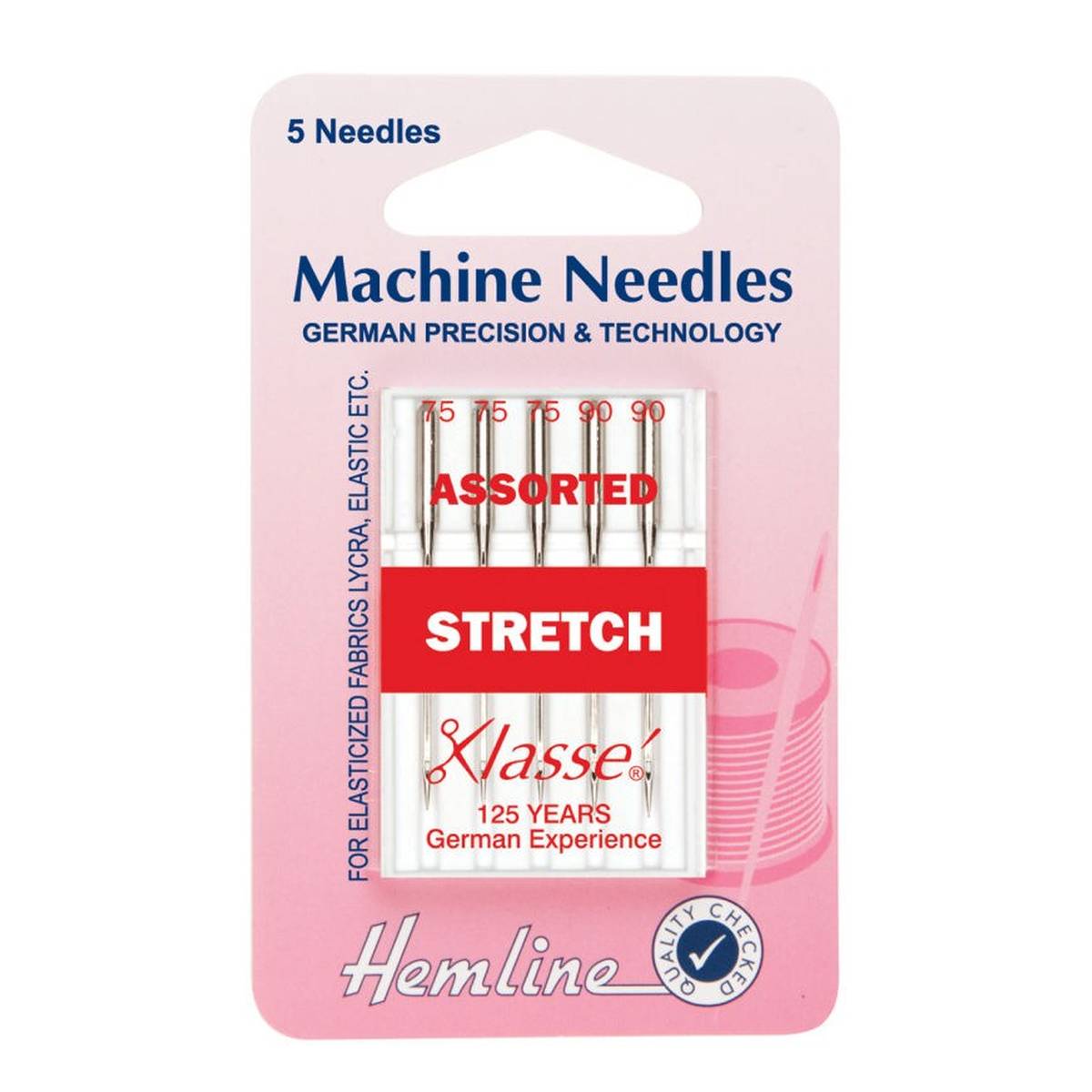 Hemline Assorted Stretch Machine Needle 5 Pack | Hobbycraft