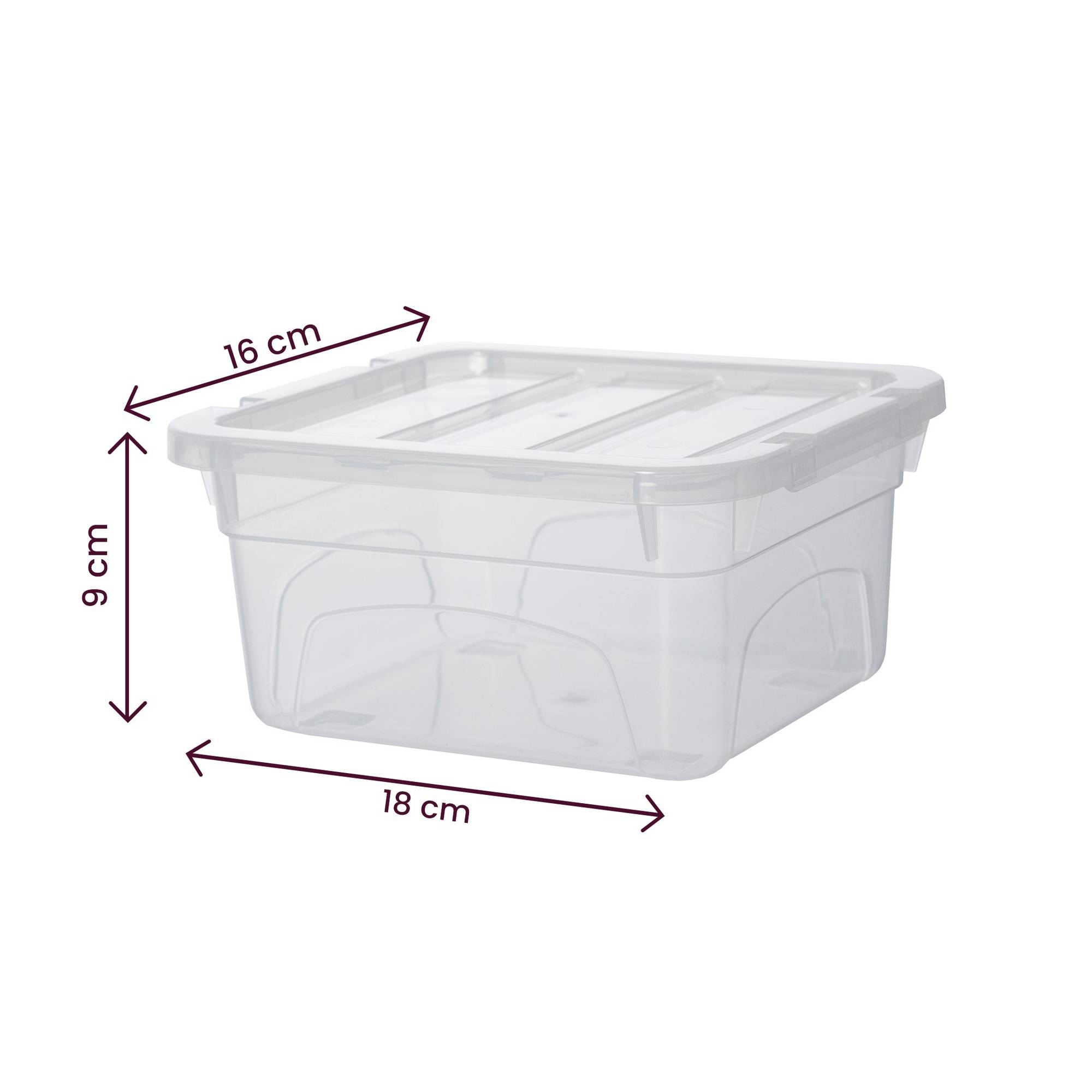 Whitefurze Mini Spacemaster 2 Litre Storage Box | Hobbycraft