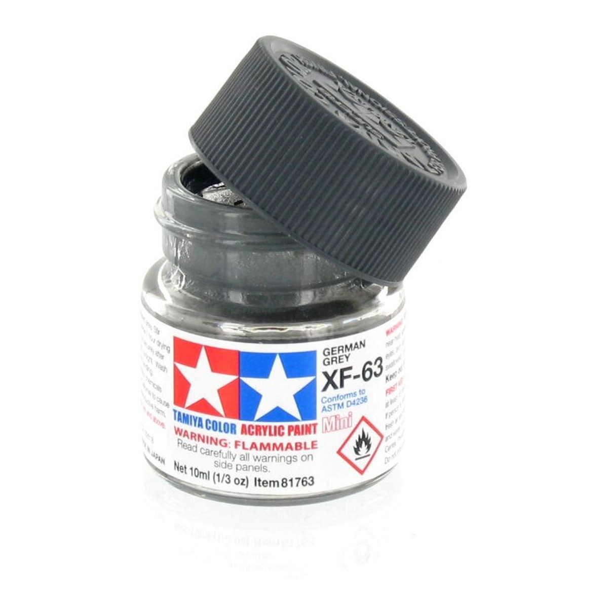 Tamiya Colour Acrylic Paint XF-63 German Grey 10ml | Hobbycraft