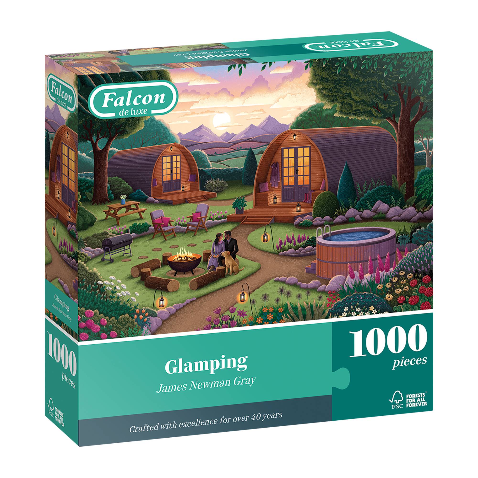 Falcon Glamping Jigsaw Puzzle 1000 Pieces | Hobbycraft