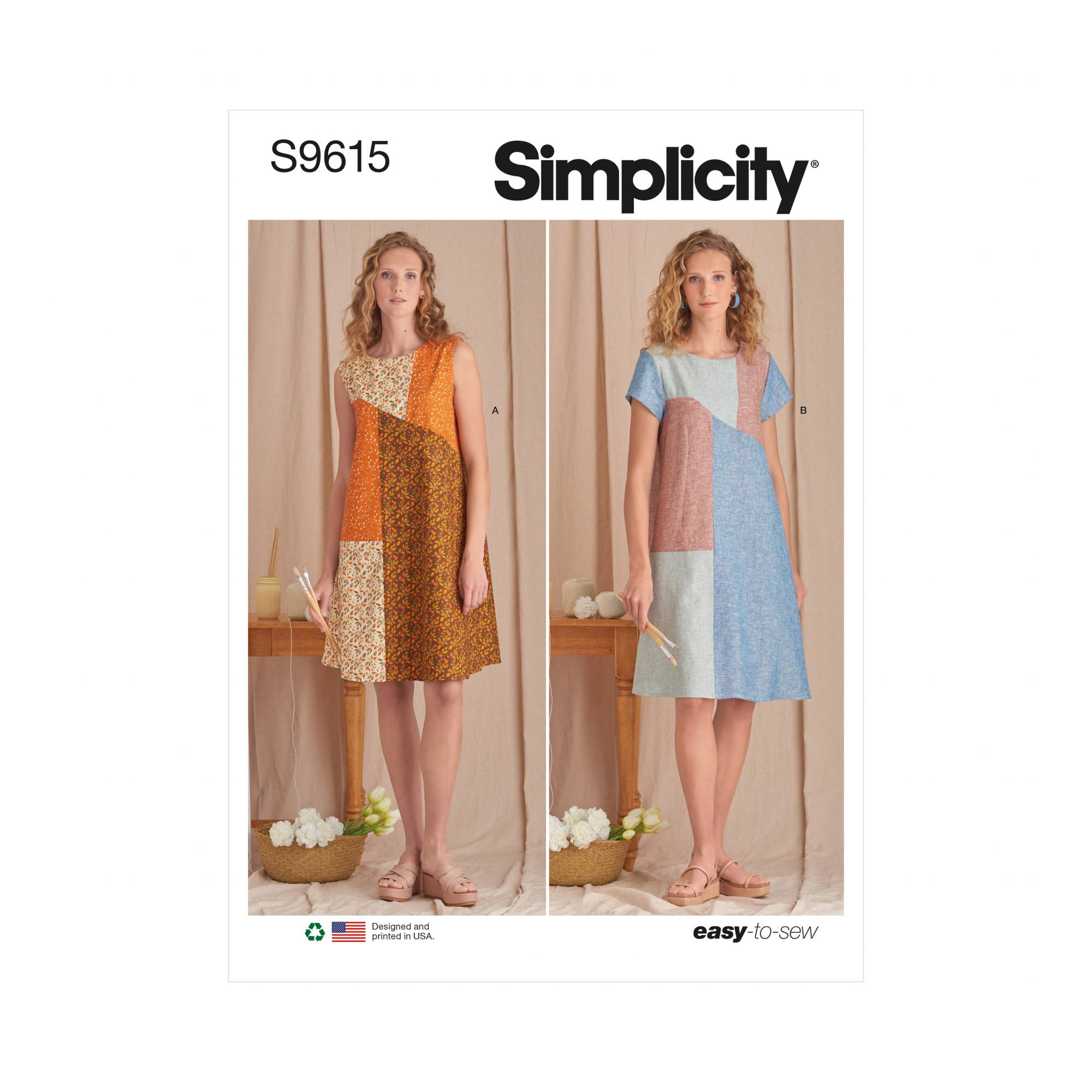 Simplicity Women’s Women’s Dresses Sewing Pattern S9615 (XS-XL ...