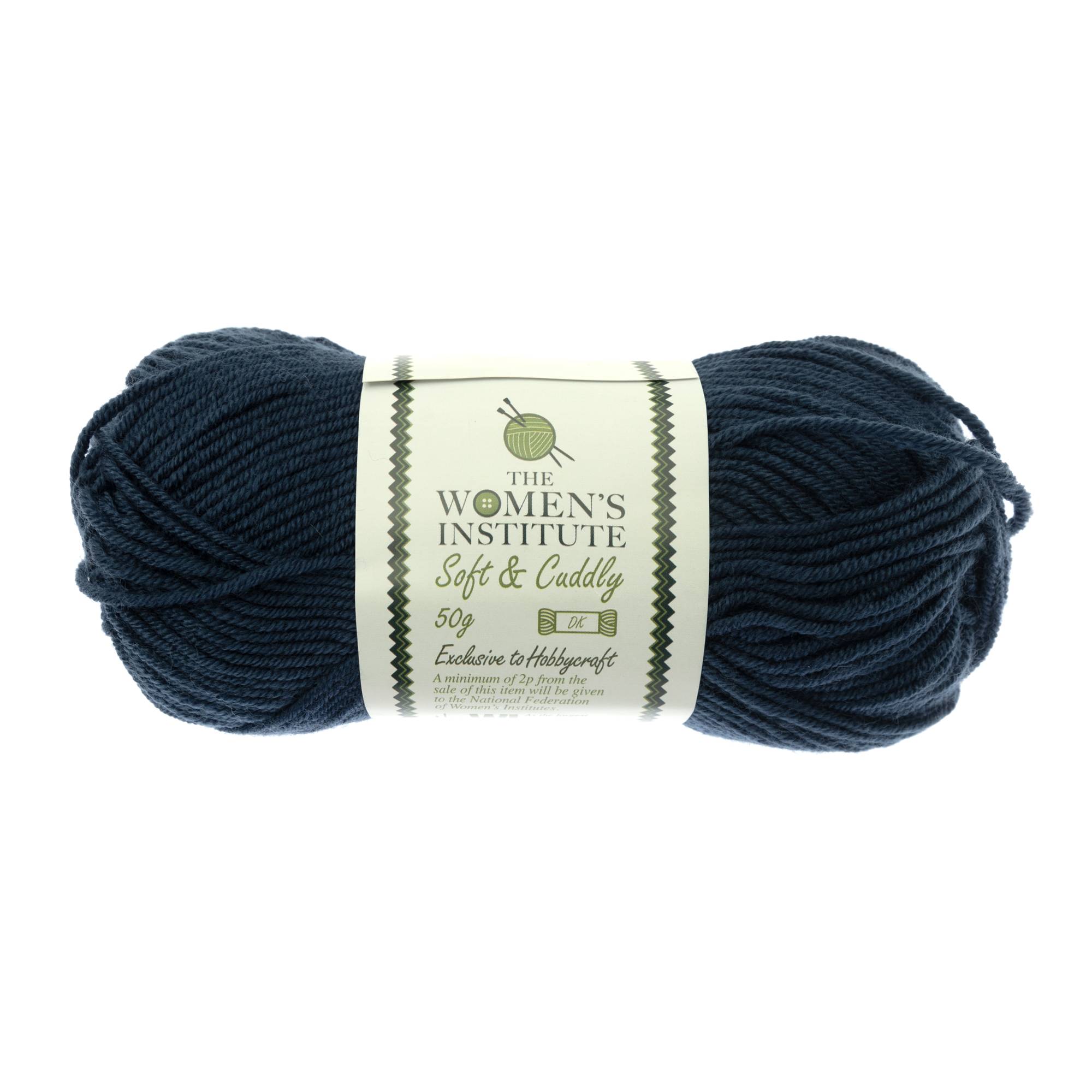 Women's Institute Dark Blue Soft and Cuddly DK Yarn 50g | Hobbycraft