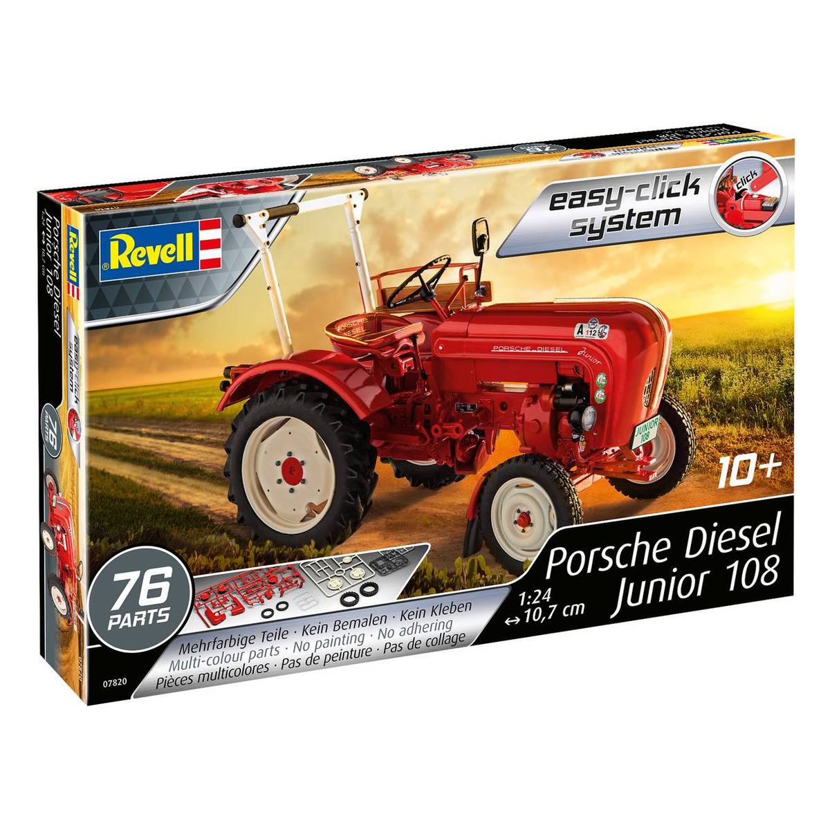 Revell Porsche Junior 108 Tractor Easy Click Model Kit | Hobbycraft