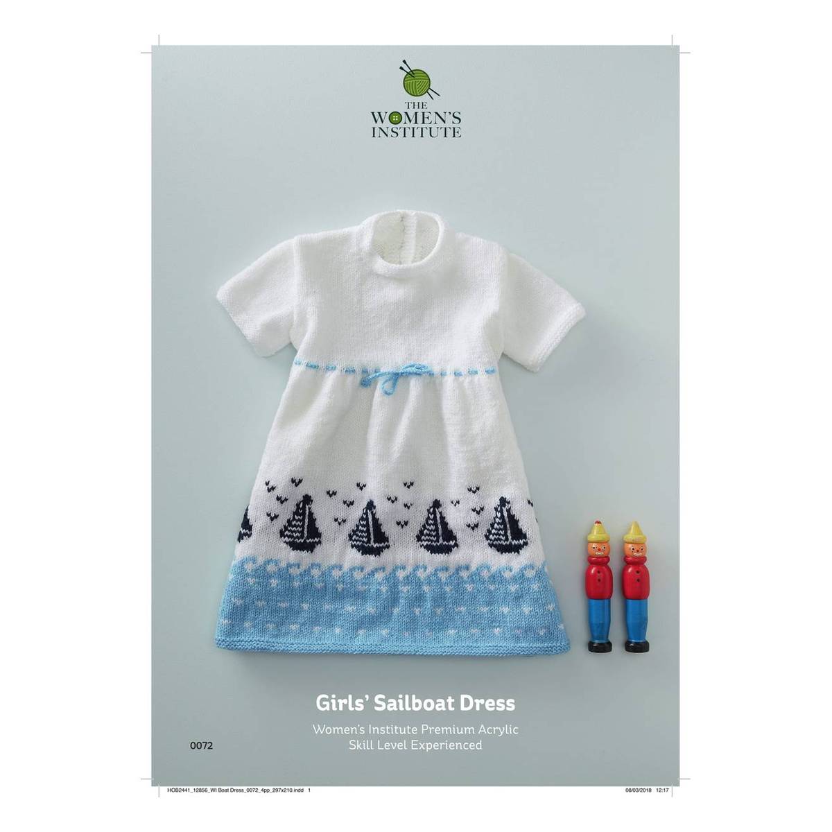 Women's Institute Vintage Girls' Sailboat Dress Digital Pattern 0072 ...