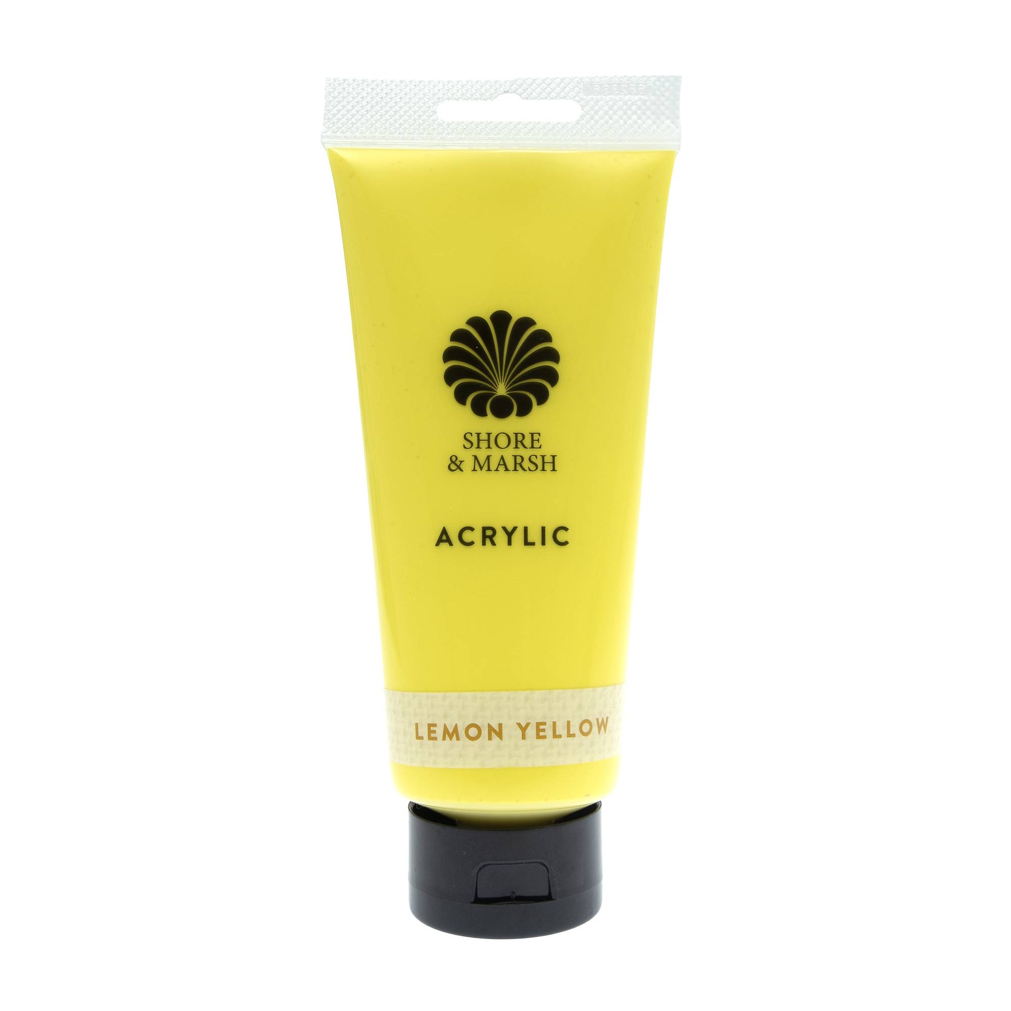 Shore & Marsh Lemon Yellow Acrylic Paint 200ml | Hobbycraft