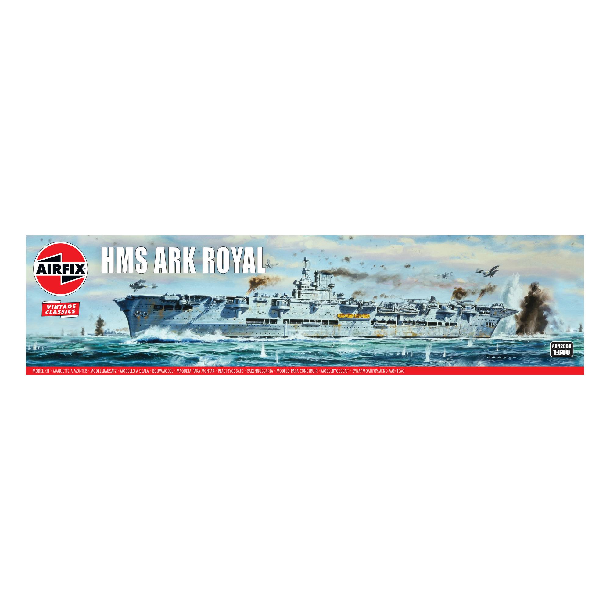 Airfix HMS Ark Royal Model Kit 1:600 | Hobbycraft
