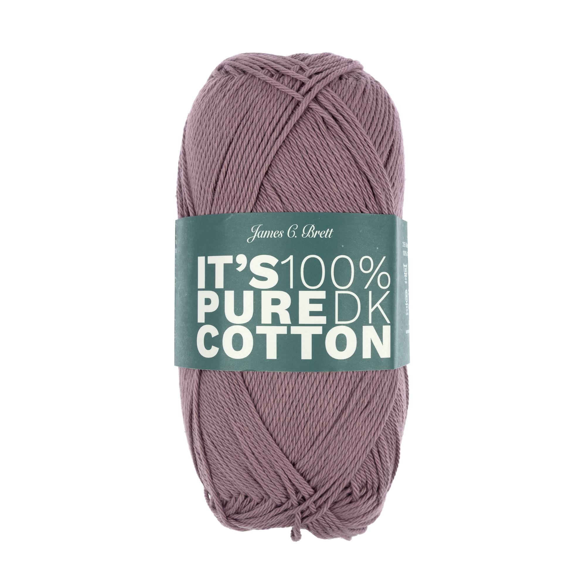 James C Brett Antique Rose It’s Pure Cotton Yarn 100g | Hobbycraft