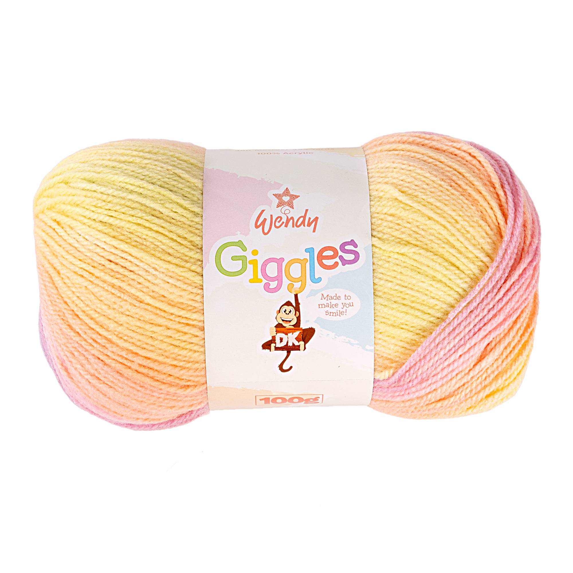 Wendy Summer Sorbet Giggles DK Yarn 100g | Hobbycraft