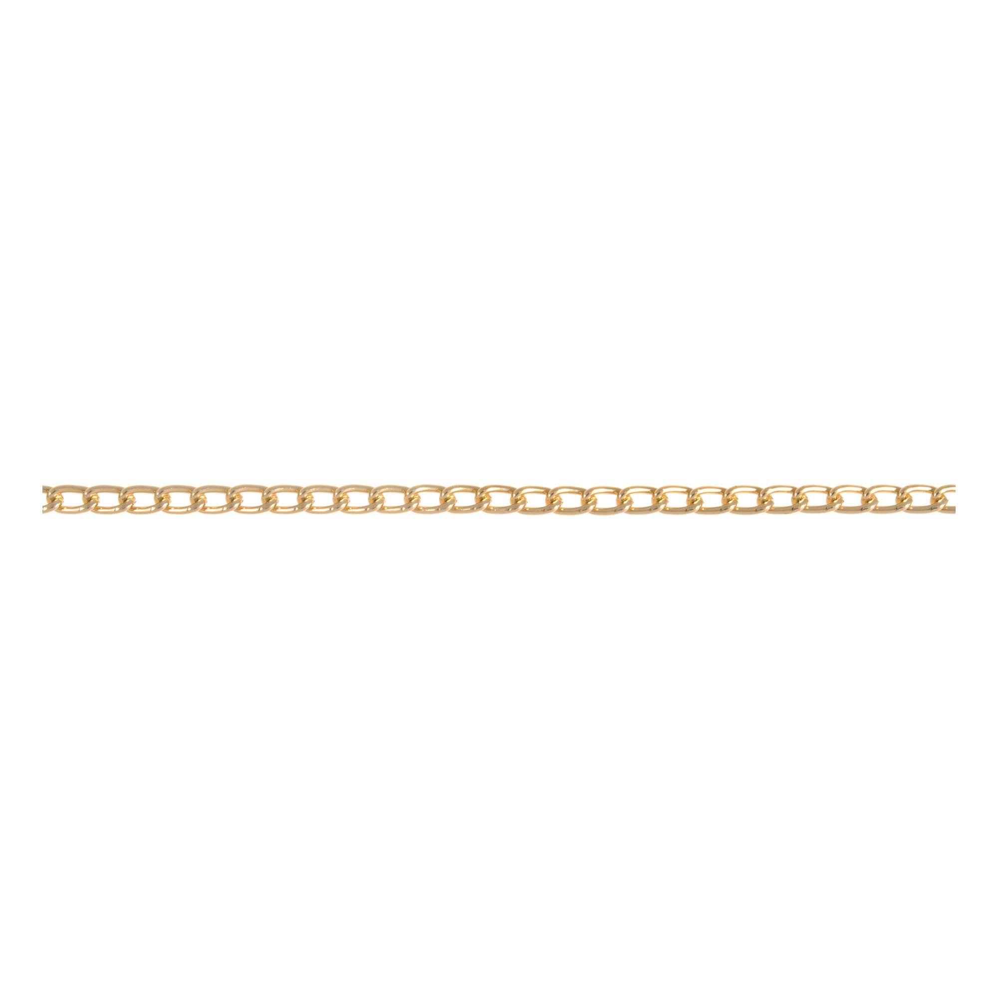 Gold Aluminium Chain by the Metre | Hobbycraft